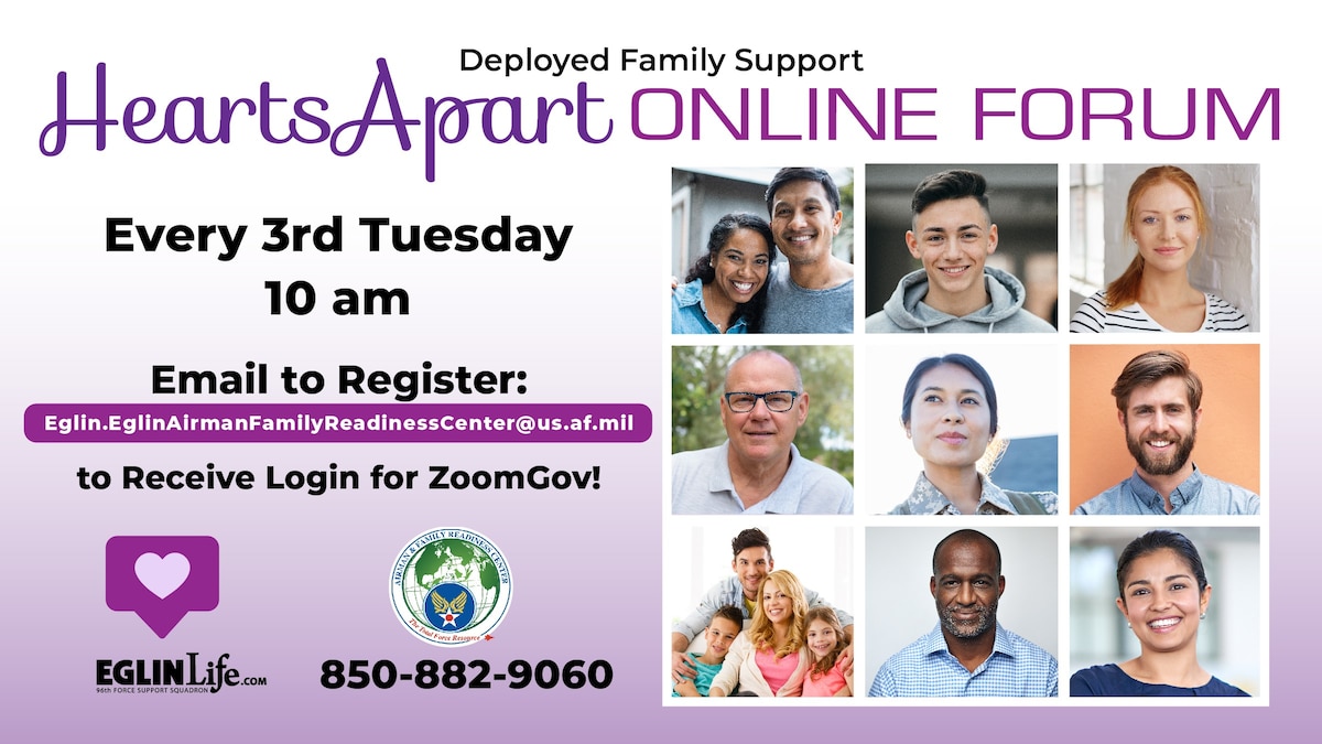 “Hearts Apart “ helps deployers, families > Eglin Air Force Base > News