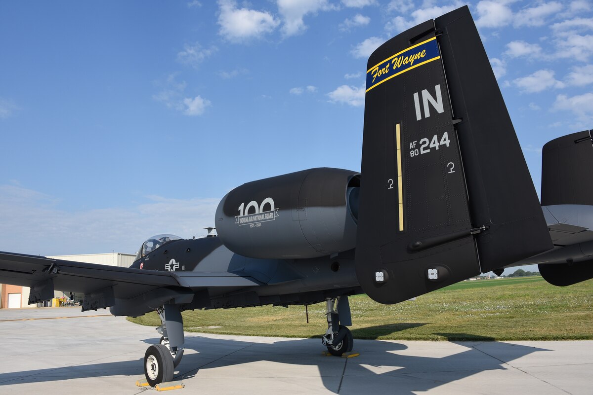 ANG facility completes Blacksnake livery on Indiana A-10 > Air National ...