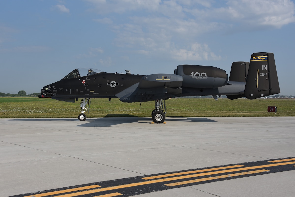 ANG facility completes Blacksnake livery on Indiana A-10 > Air National ...