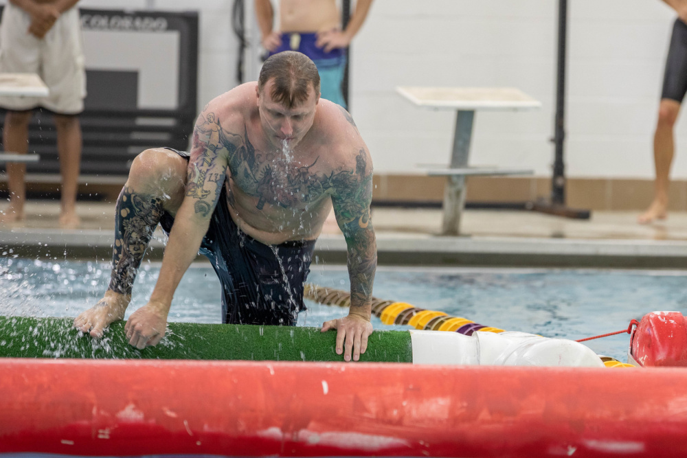 Sgt. 1st Class Shane Price prepares for CIOR MILCOMP