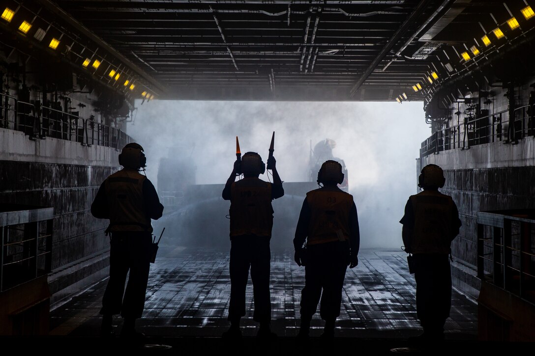 Maritime task force supports destructive weather mission rehearsals
