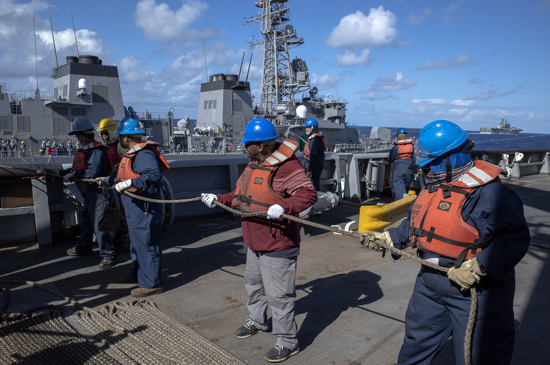 Rappahannock, Alan Shepard drill with Australian Navy during Talisman ...
