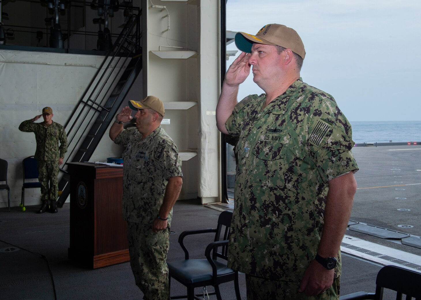 USS Hershel “Woody” Williams Holds Change of Command Ceremony > United ...