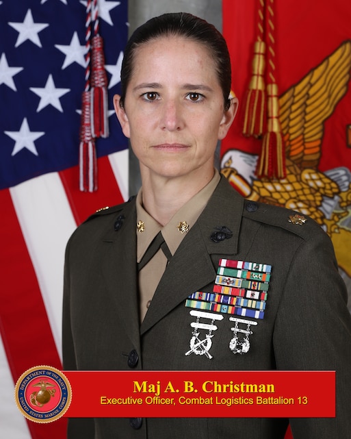 Major A. B. Christman > 1st Marine Logistics Group > Biography