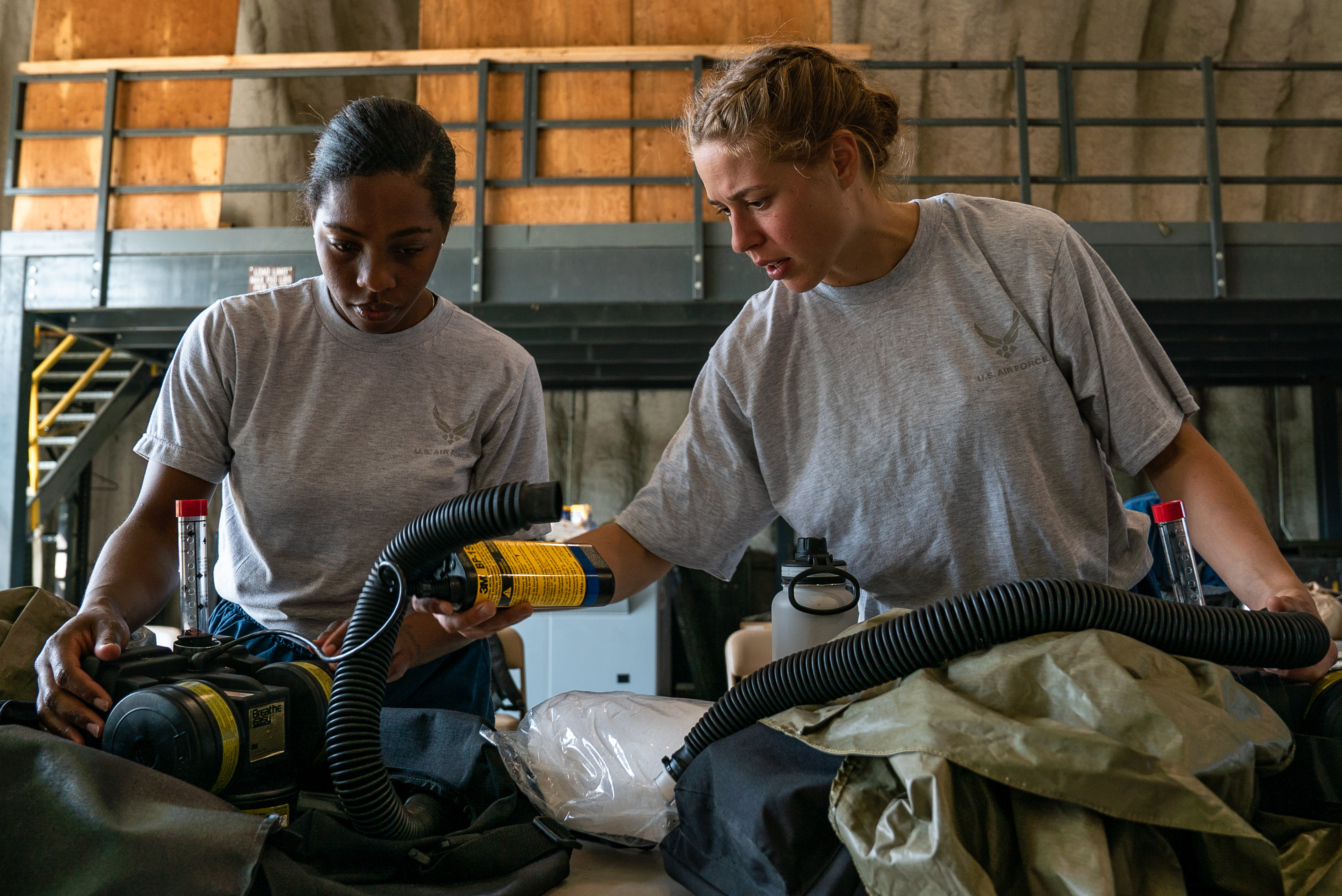 JBER hosts decontamination training exercise