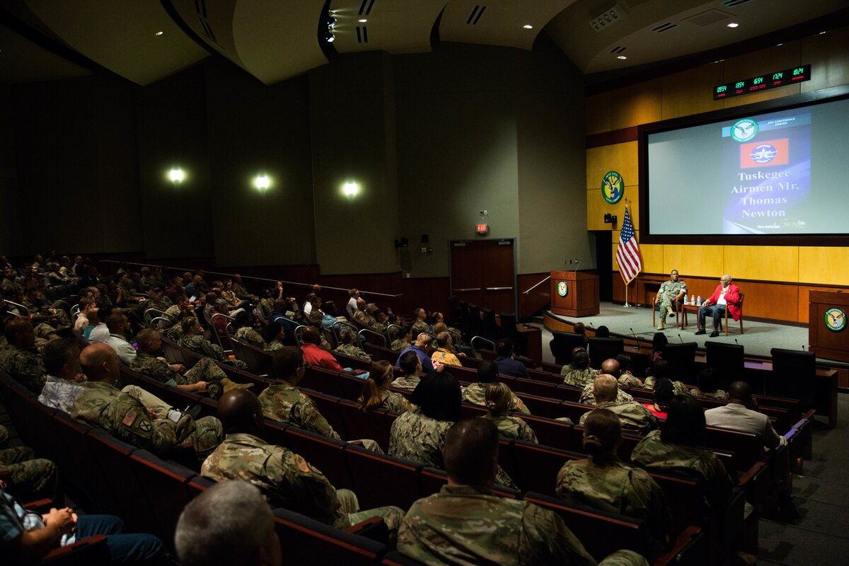 Tuskegee Airman visits CENTCOM > MacDill Air Force Base > News