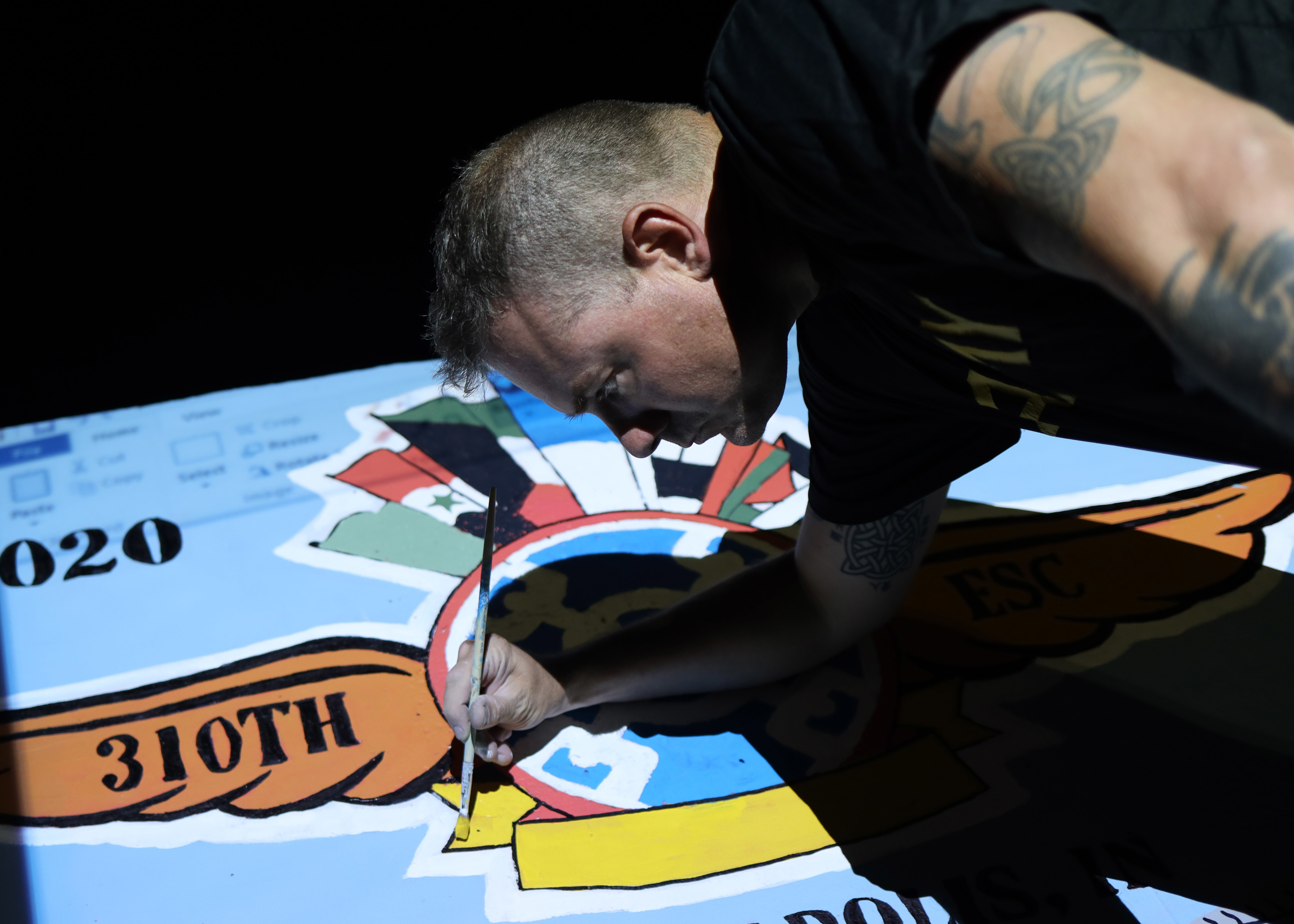'Brickyard' mural cements deployment legacy > U.S. Army Central ...