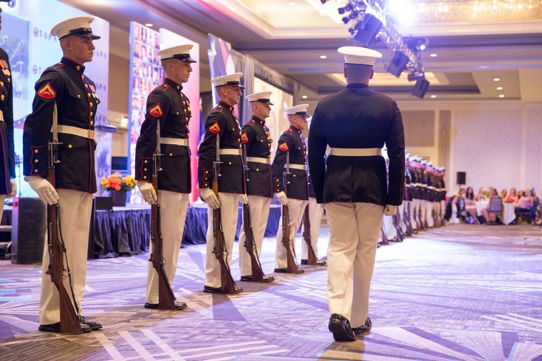 Silent Drill Platoon performs at TAPS Grand Banquet