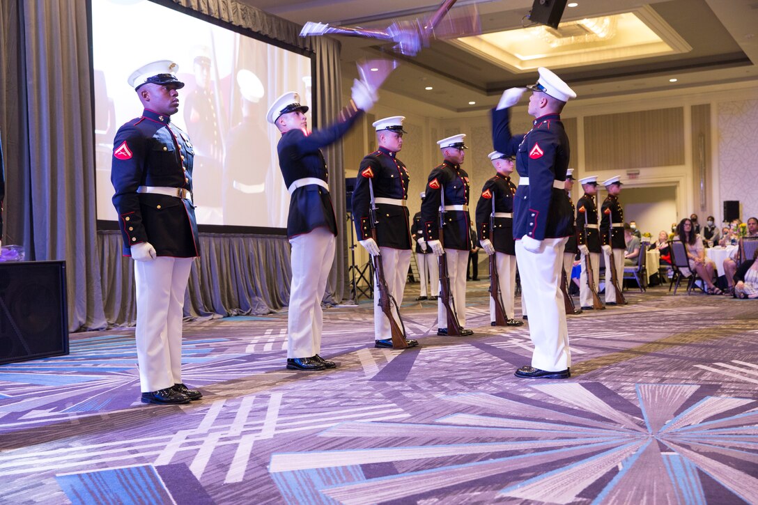 Silent Drill Platoon performs at TAPS Grand Banquet