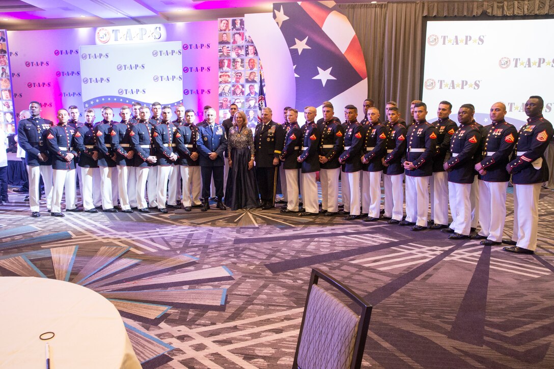 Silent Drill Platoon performs at TAPS Grand Banquet