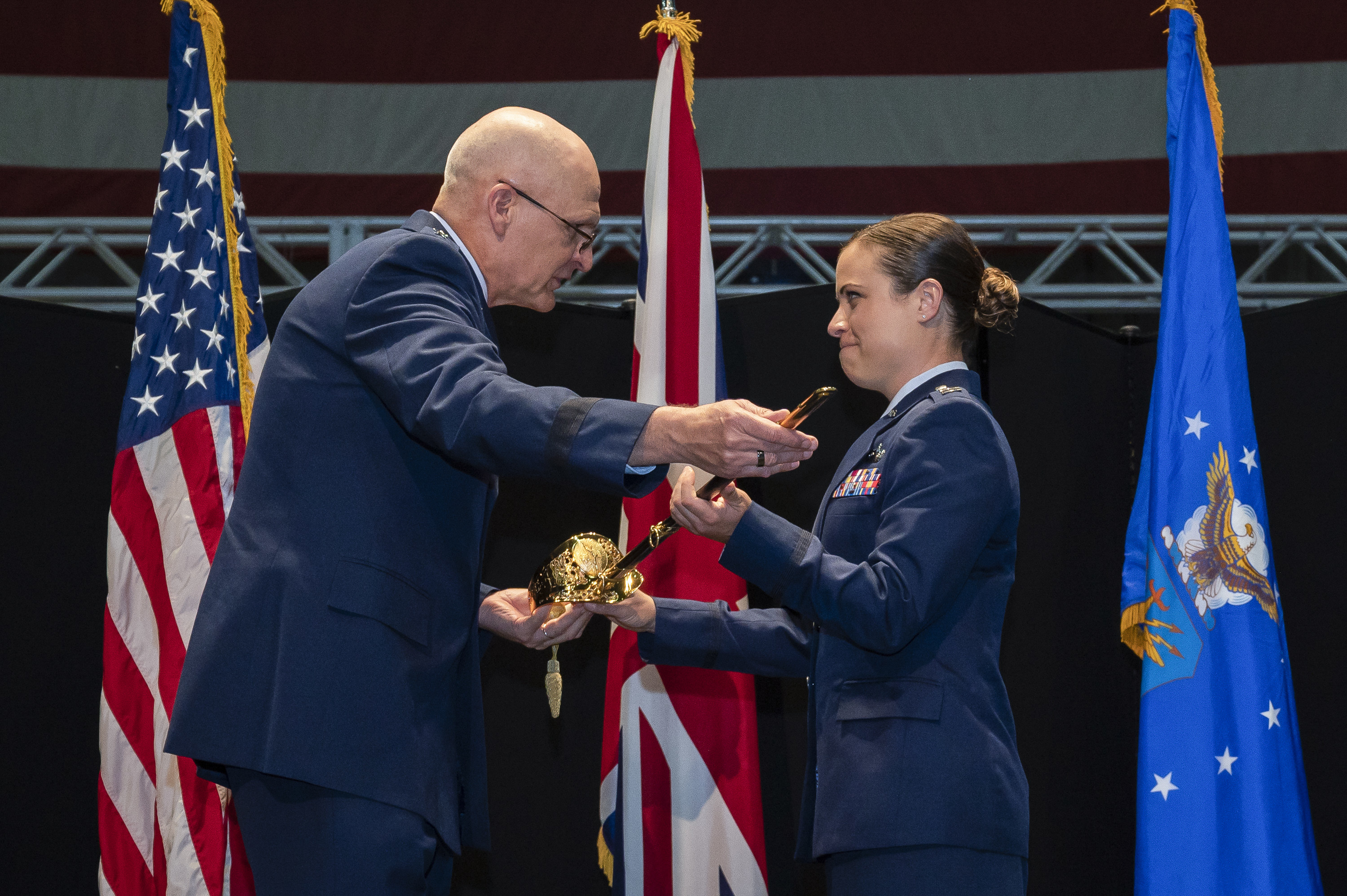 Exchange officers conferred Sword of Honor > Air Force Materiel Command ...