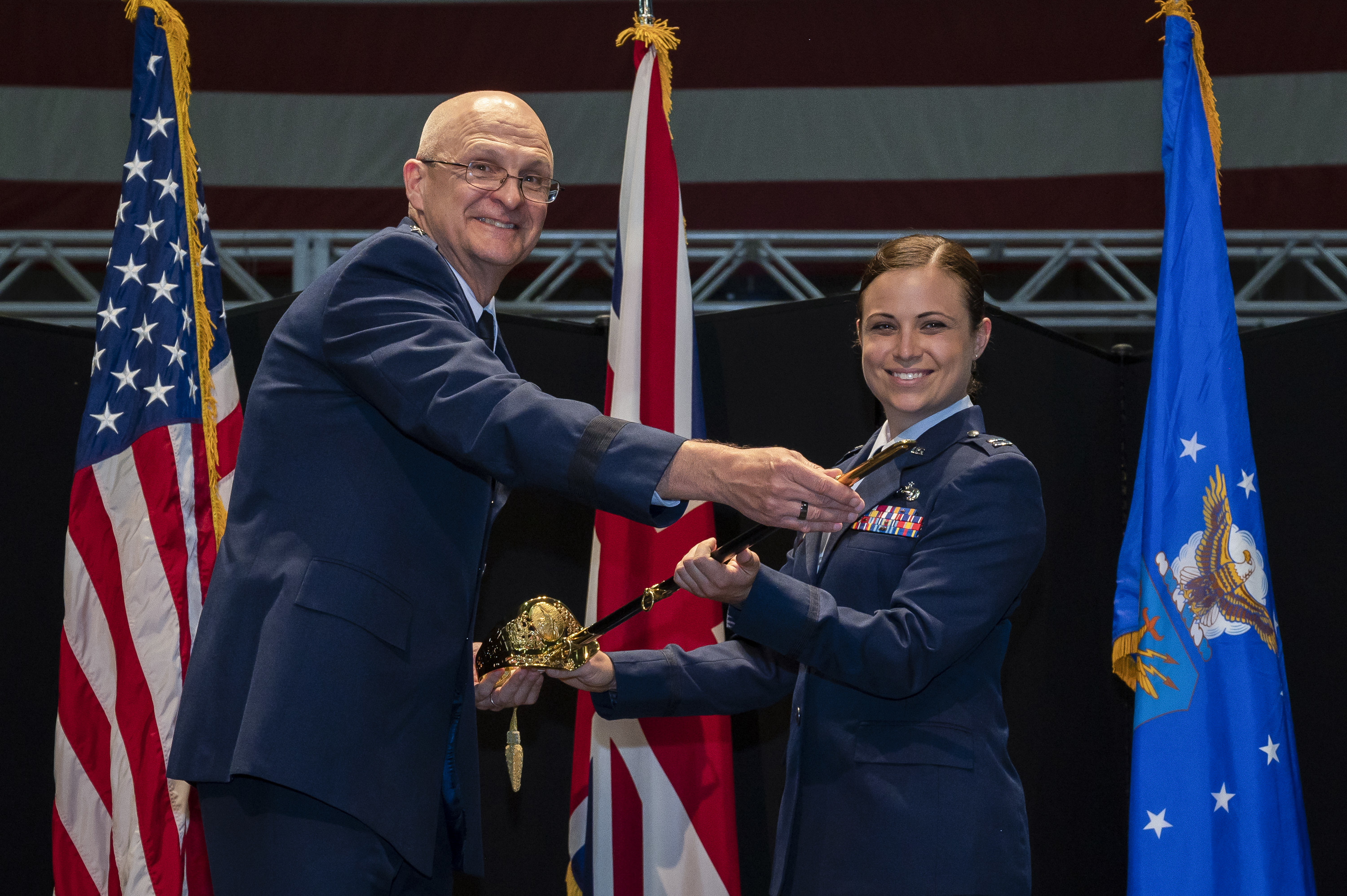CFSCC captain conferred Sword of Honor > Secretary of the Air Force ...