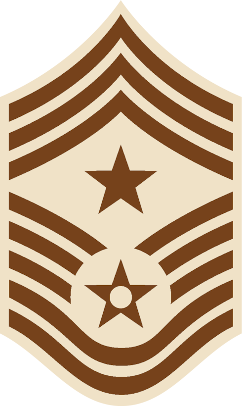 Command Chief Master Sergeant CMSgt stripes