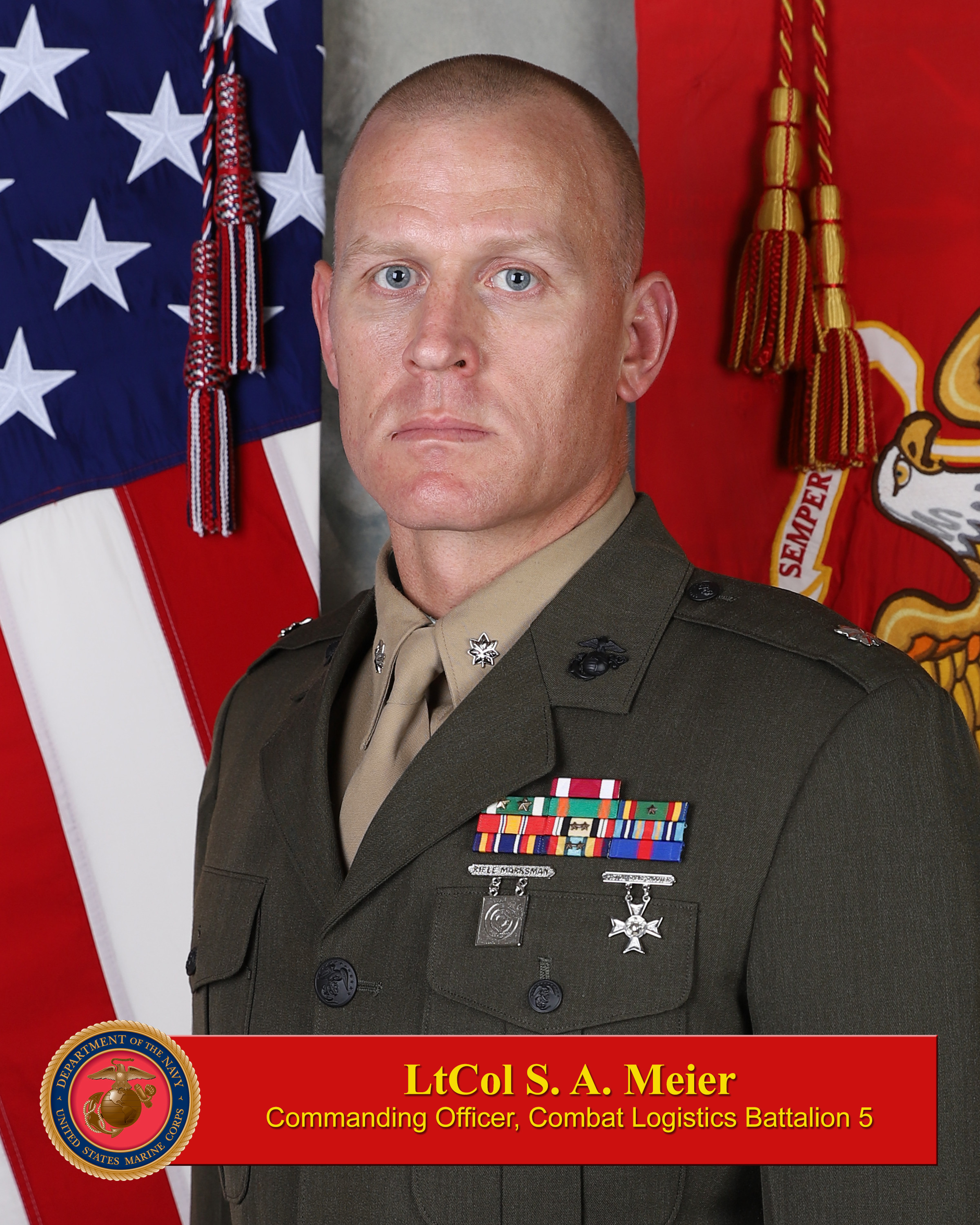 Lieutenant Colonel S. A. Meier > 1st Marine Logistics Group > Leaders