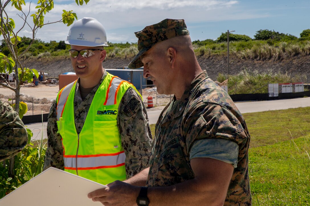 NAVFAC Pacific Leaders Visit MCB Camp Blaz