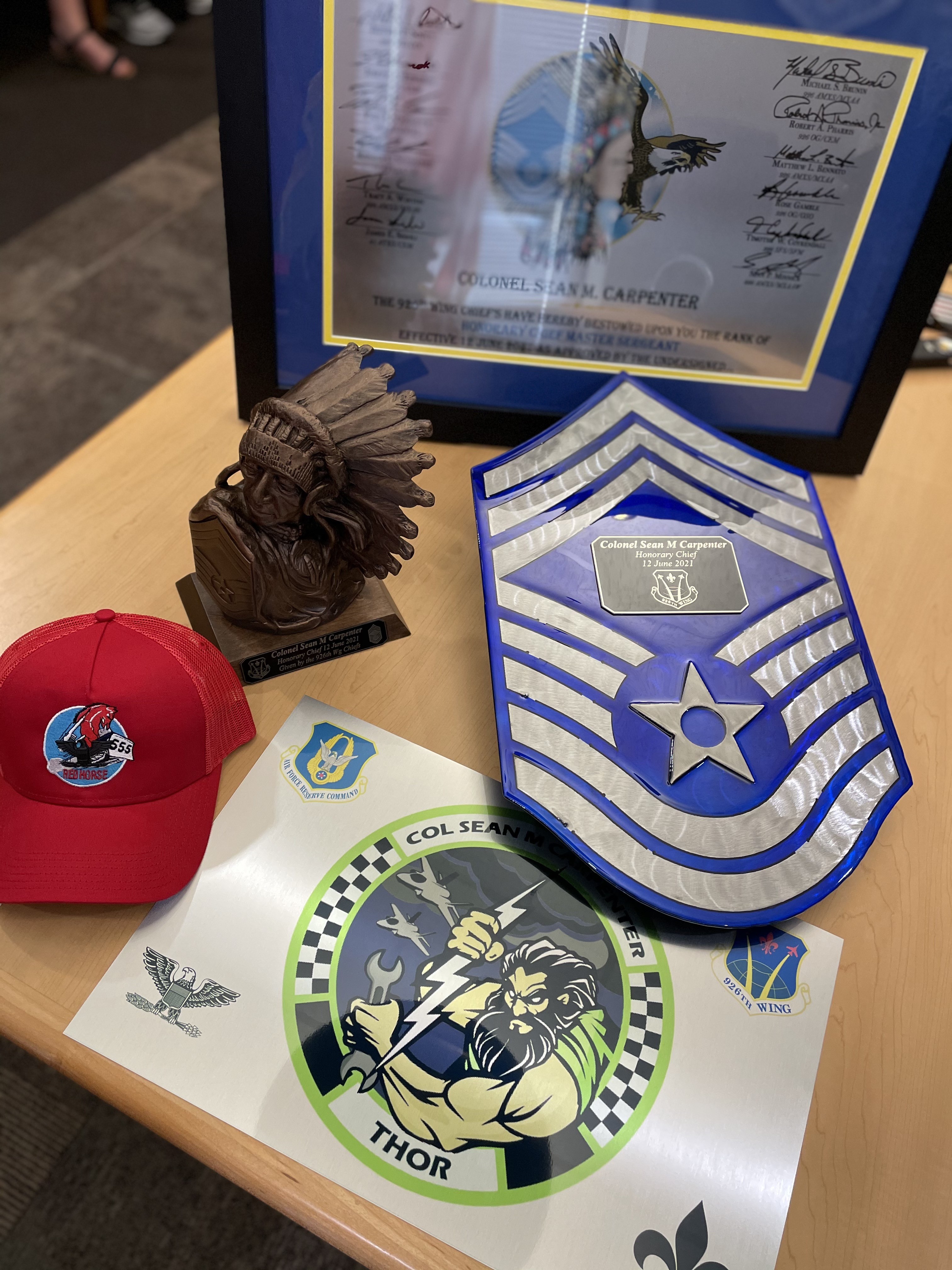 Chiefs' group honors 926th Wing commander > Nellis Air Force Base ...