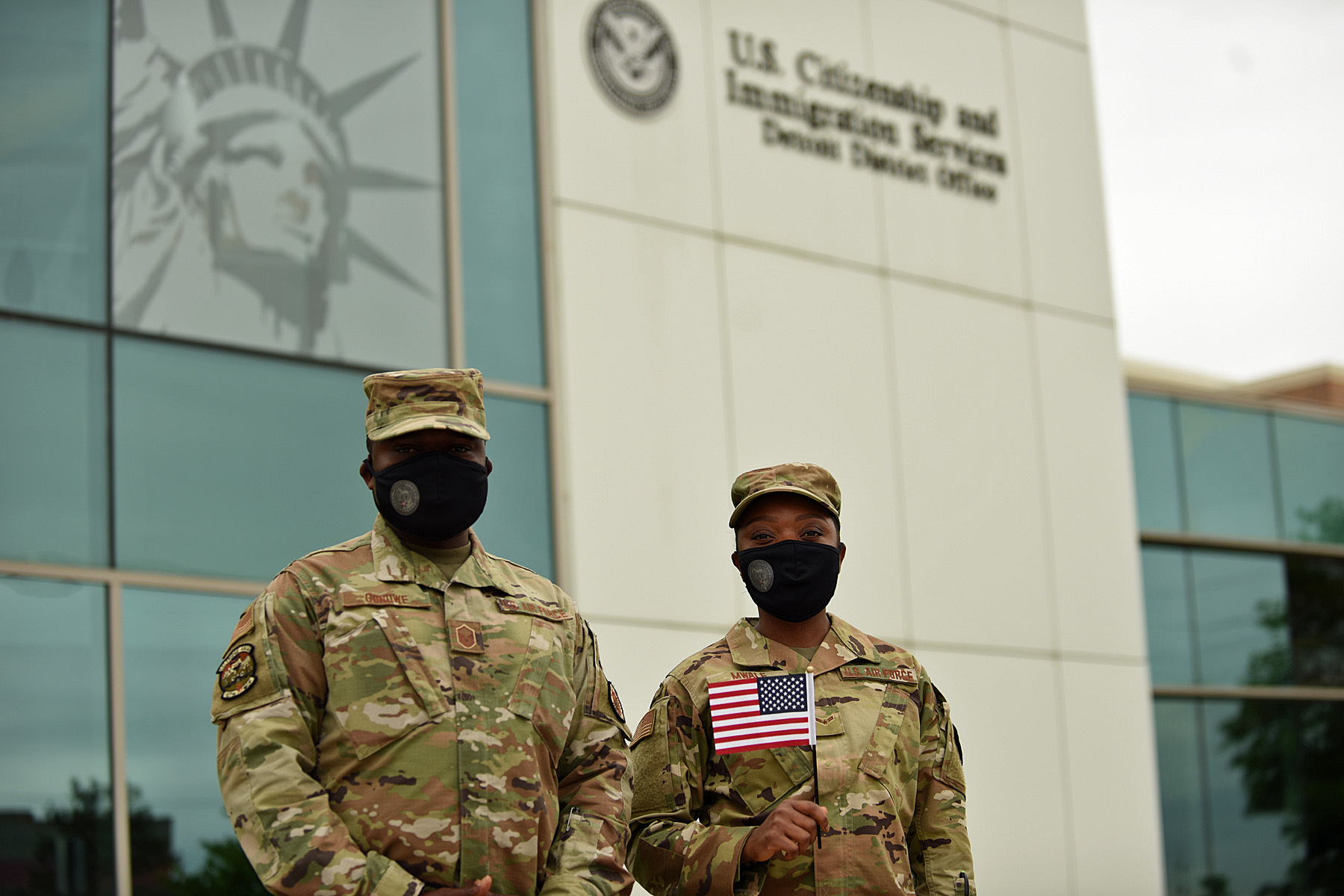 Michigan Air Guard couple from Zambia become U.S. citizens > Air ...