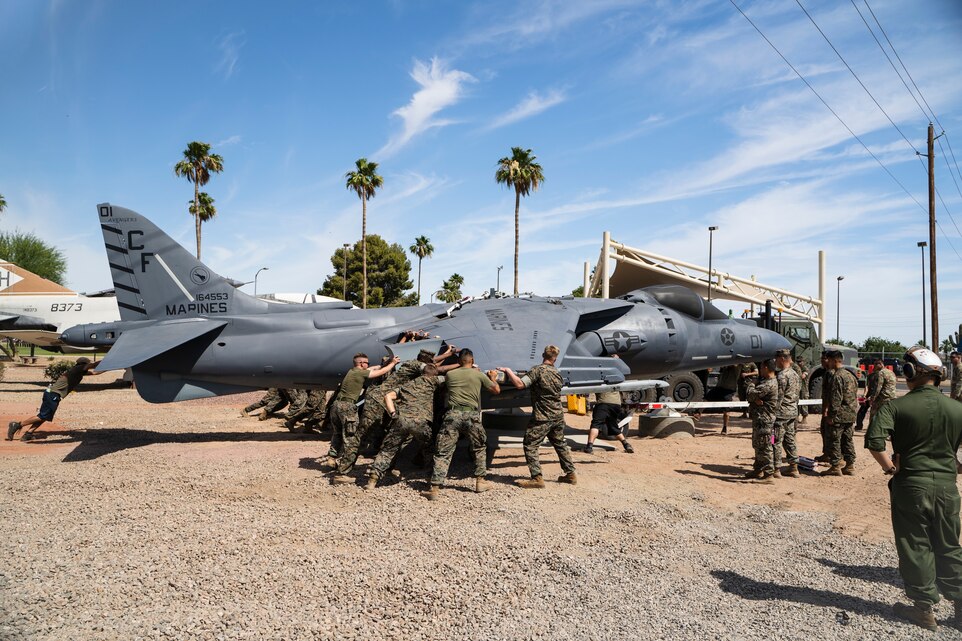 AV-8B Harrier Static Display > Marine Corps Air Station Yuma > News