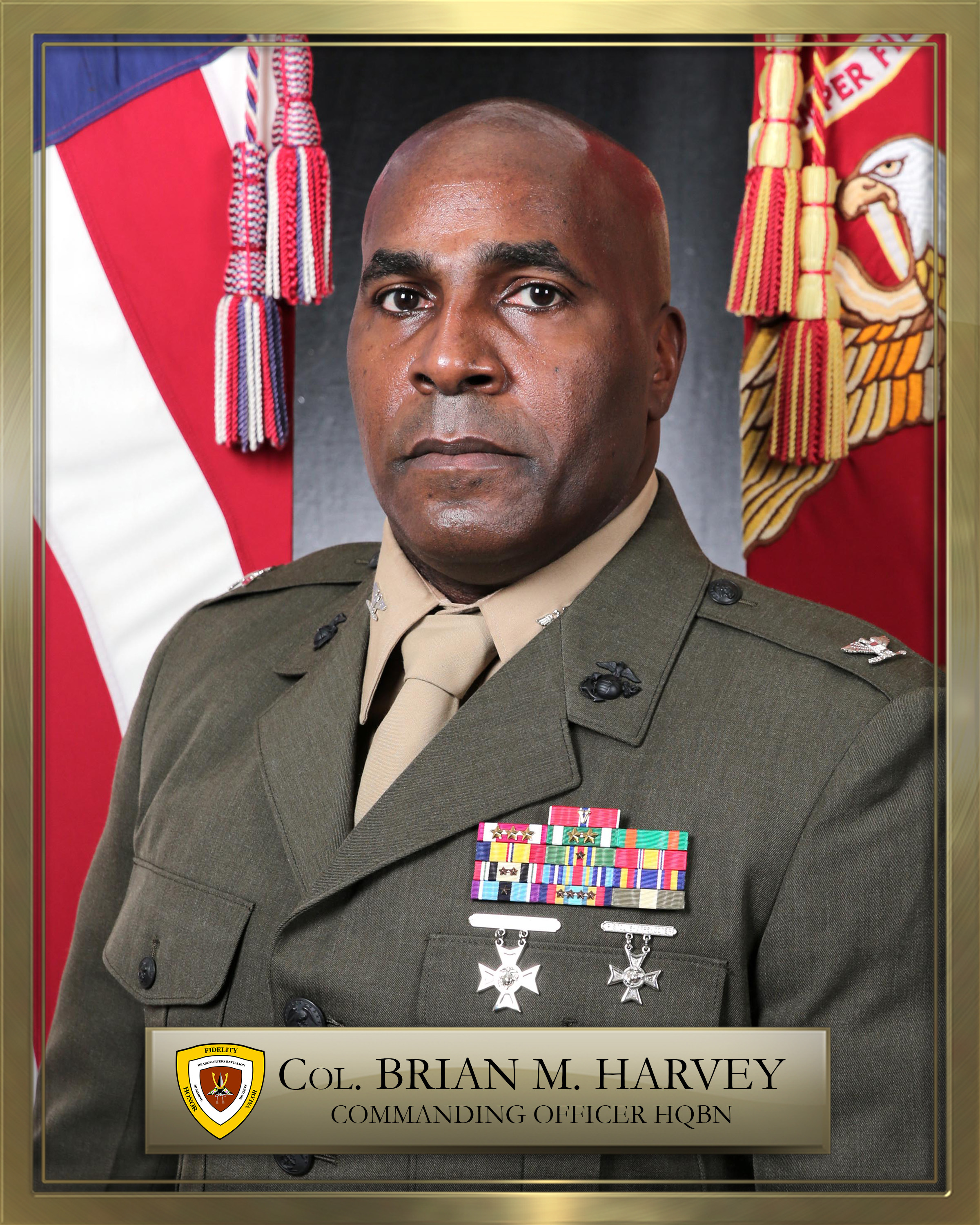 Colonel Brian M. Harvey > Marine Corps Base Camp Butler > Biography