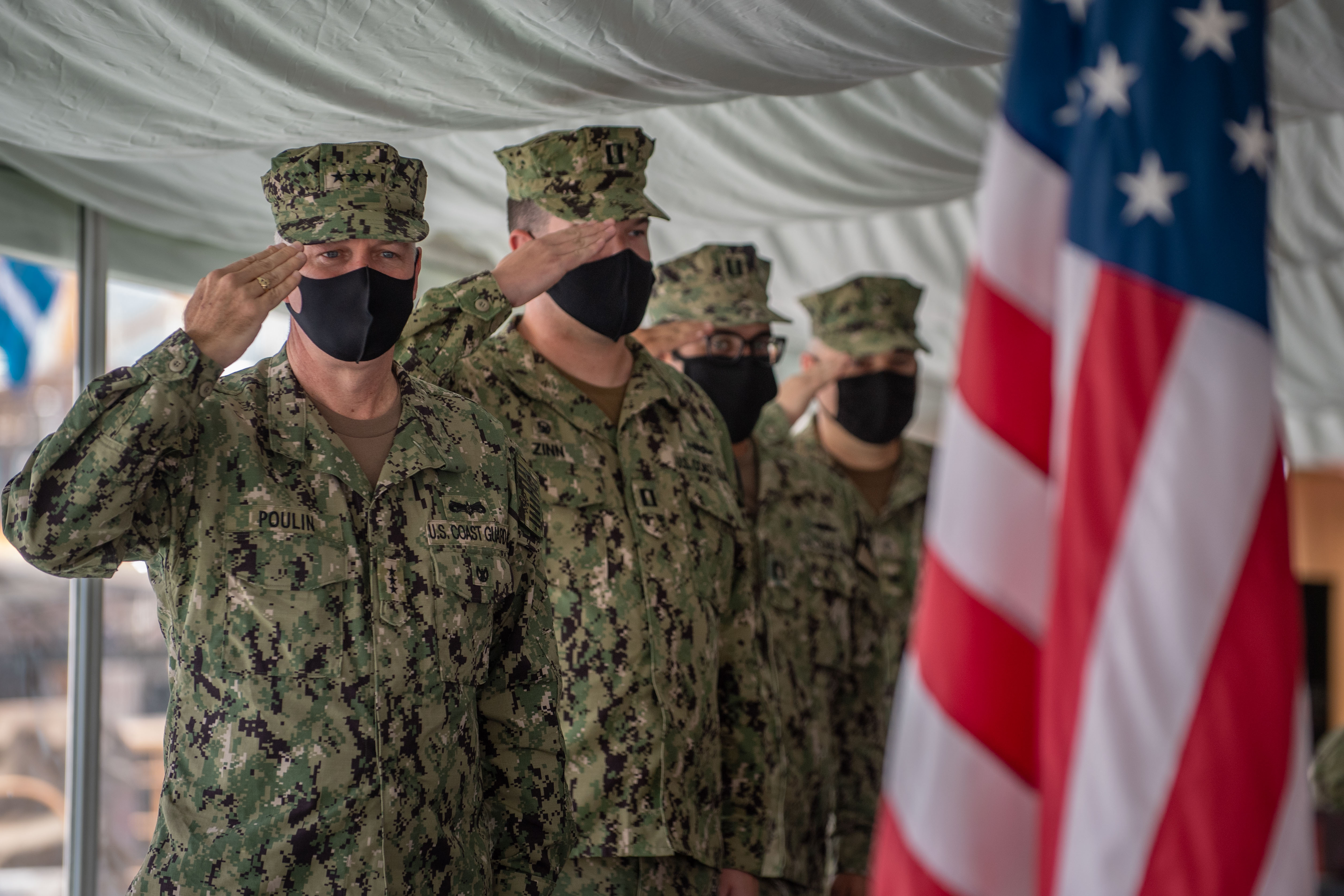 U.S. Coast Guard Decommissions Bahrain-Based Cutters USCGC Aquidneck ...