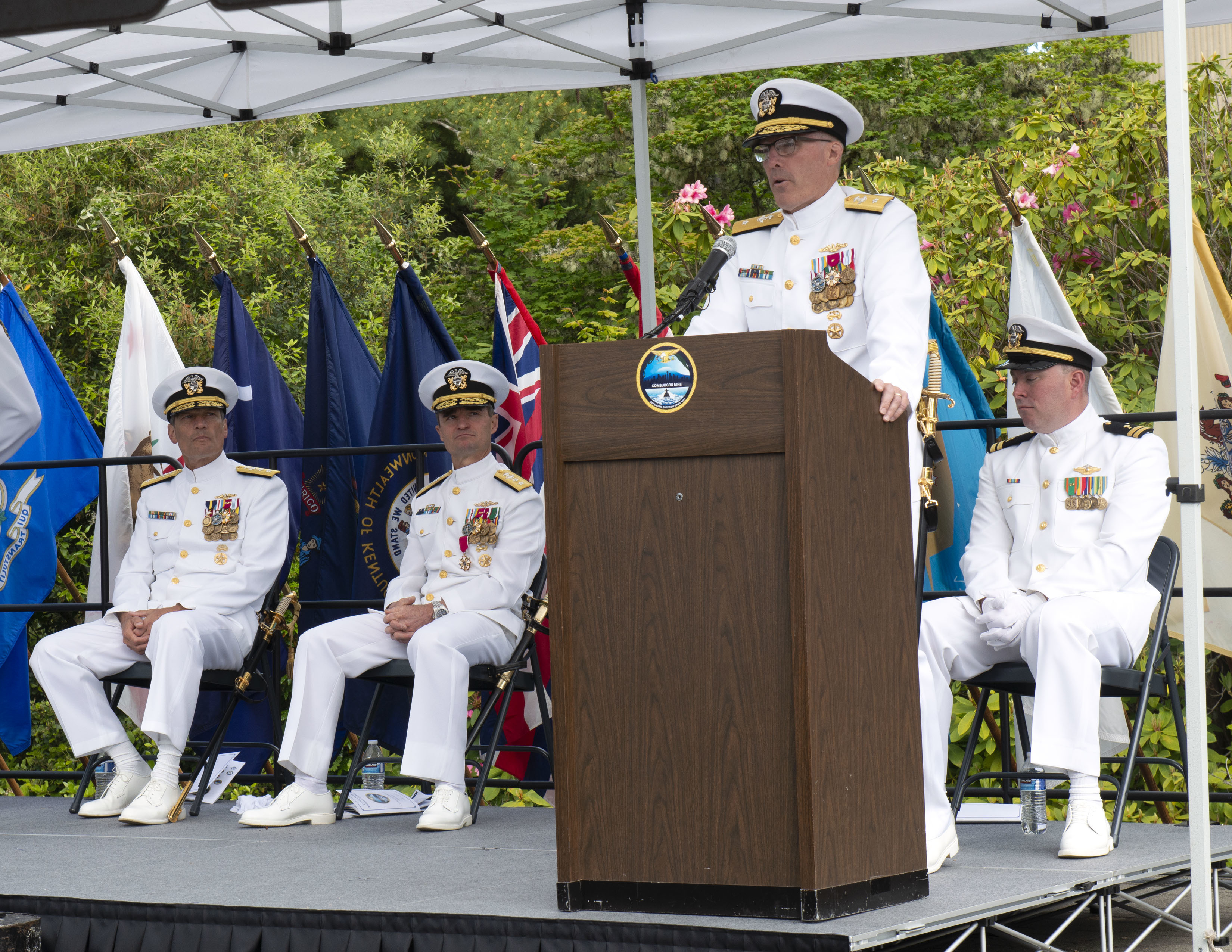 Gaucher takes command of Submarine Group 9 > U.S. Pacific Fleet > News