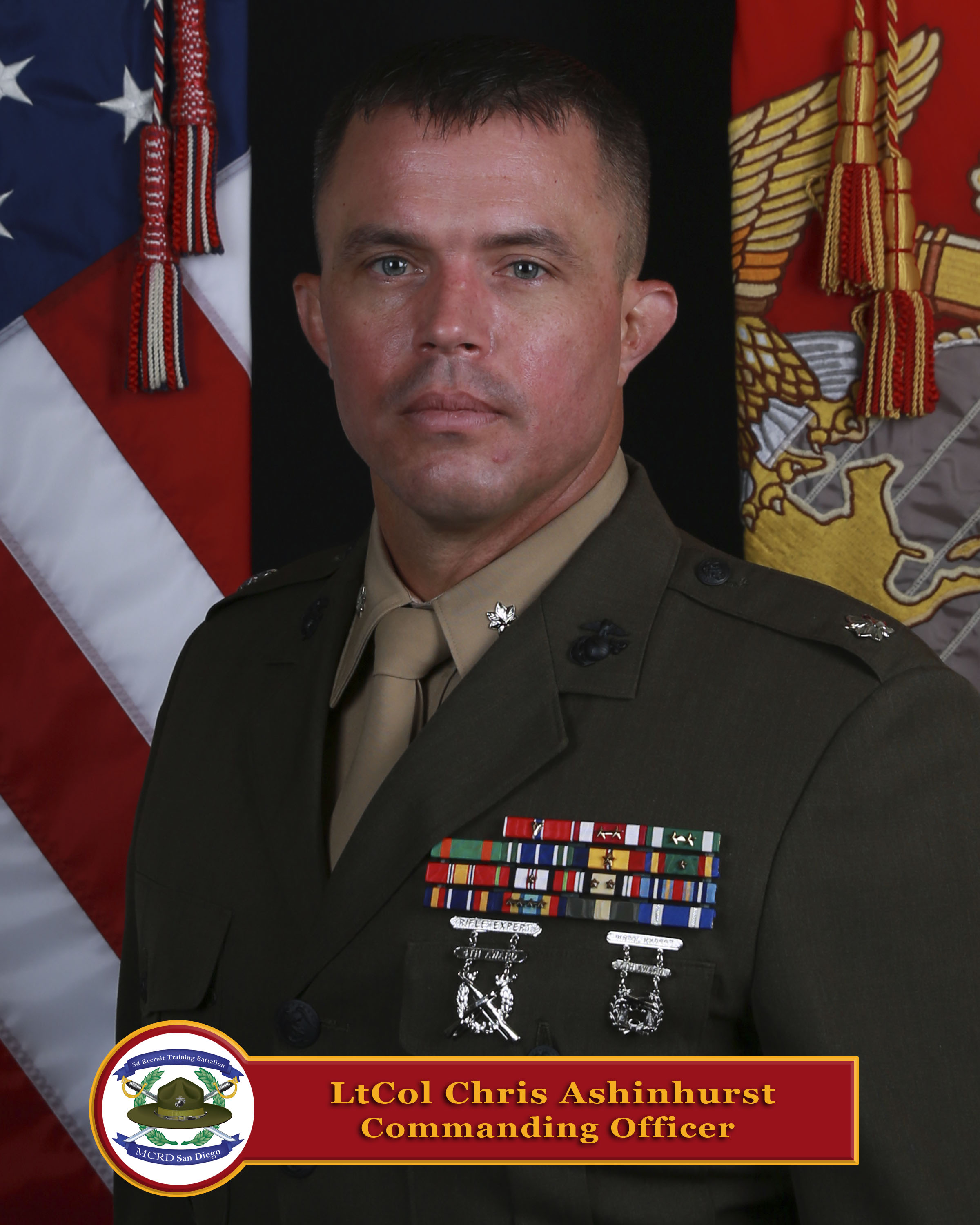 Lieutenant Colonel Christopher A. Ashinhurst > Marine Corps Recruit ...