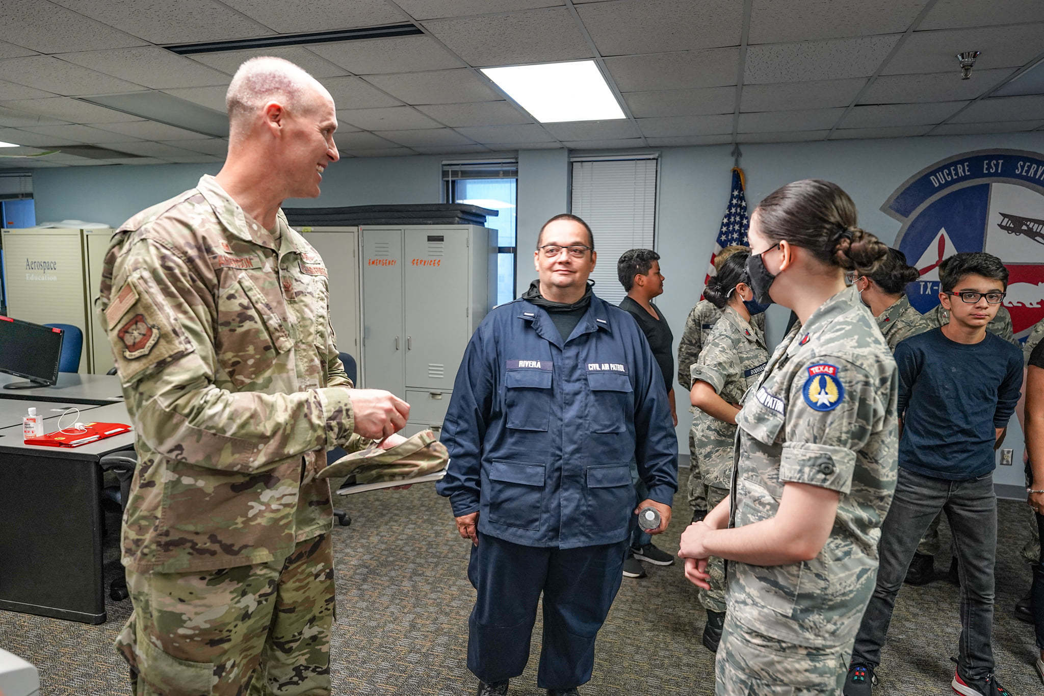 688th Cyberspace Wing command team engages Civil Air Patrol cadets ...
