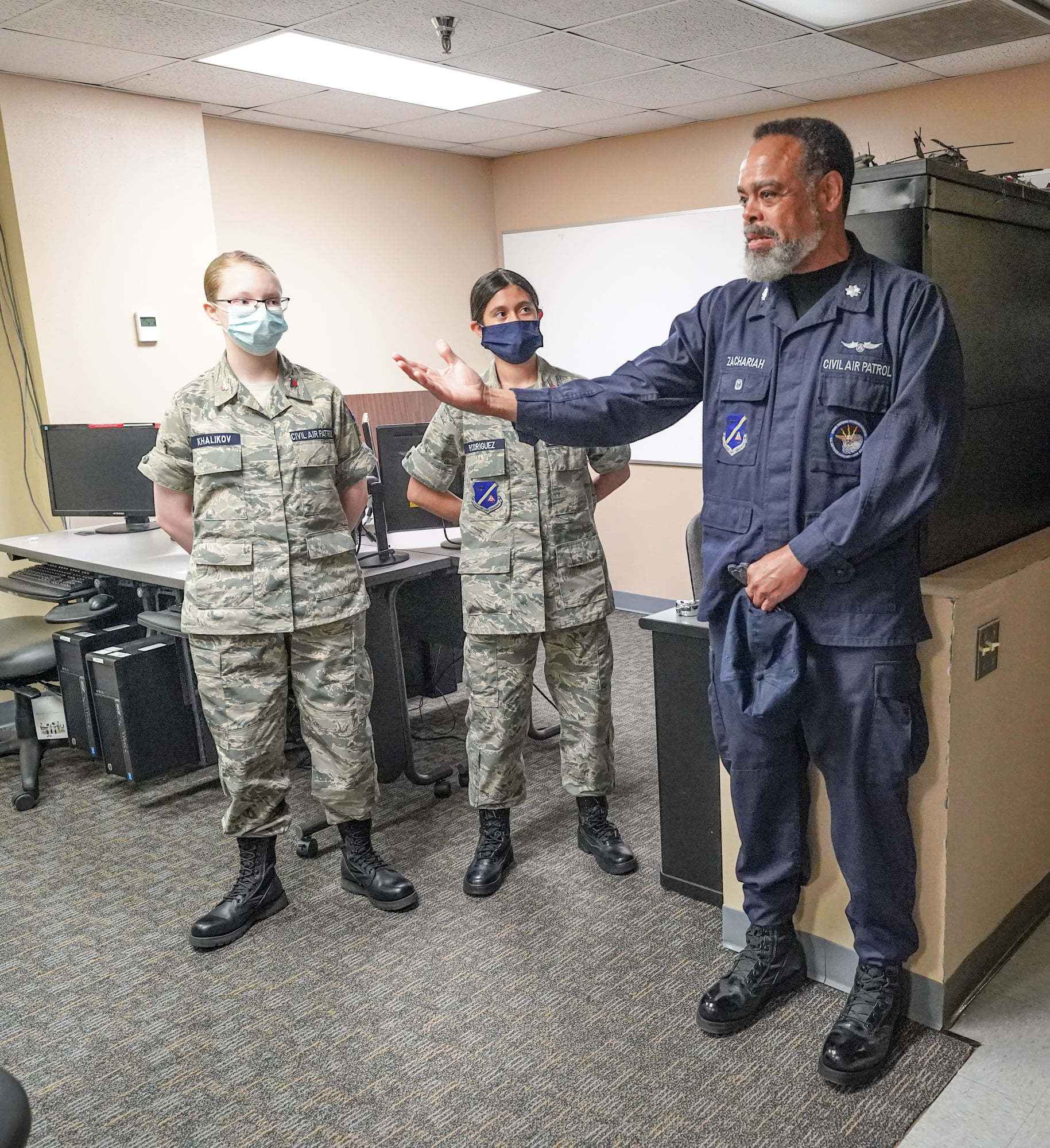 688th Cyberspace Wing command team engages Civil Air Patrol cadets ...