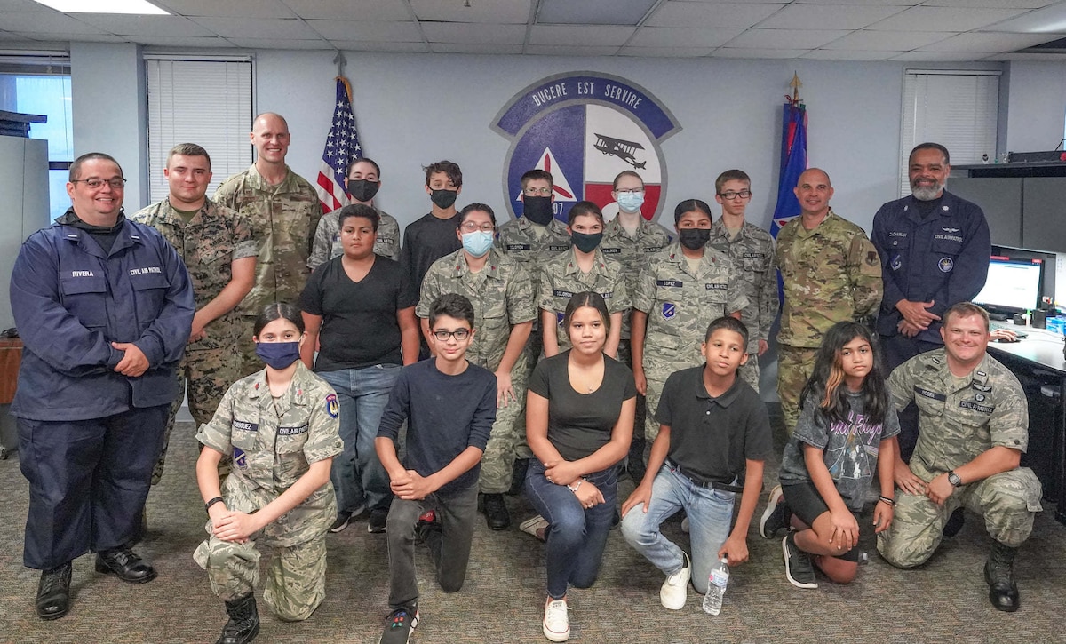 688th Cyberspace Wing command team engages Civil Air Patrol cadets ...