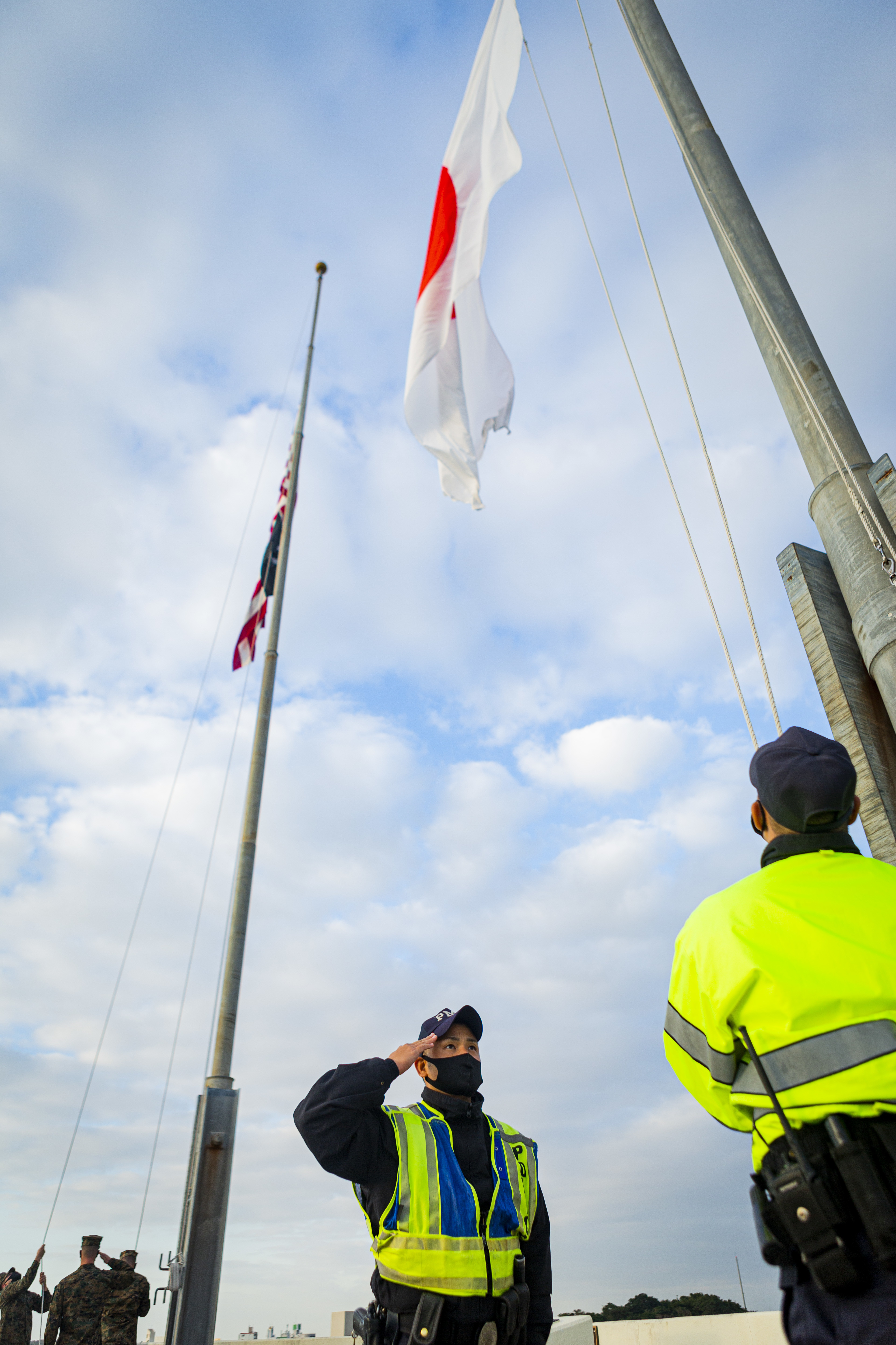 Morning colors aboard Camp Foster > Marine Corps Installations Pacific ...