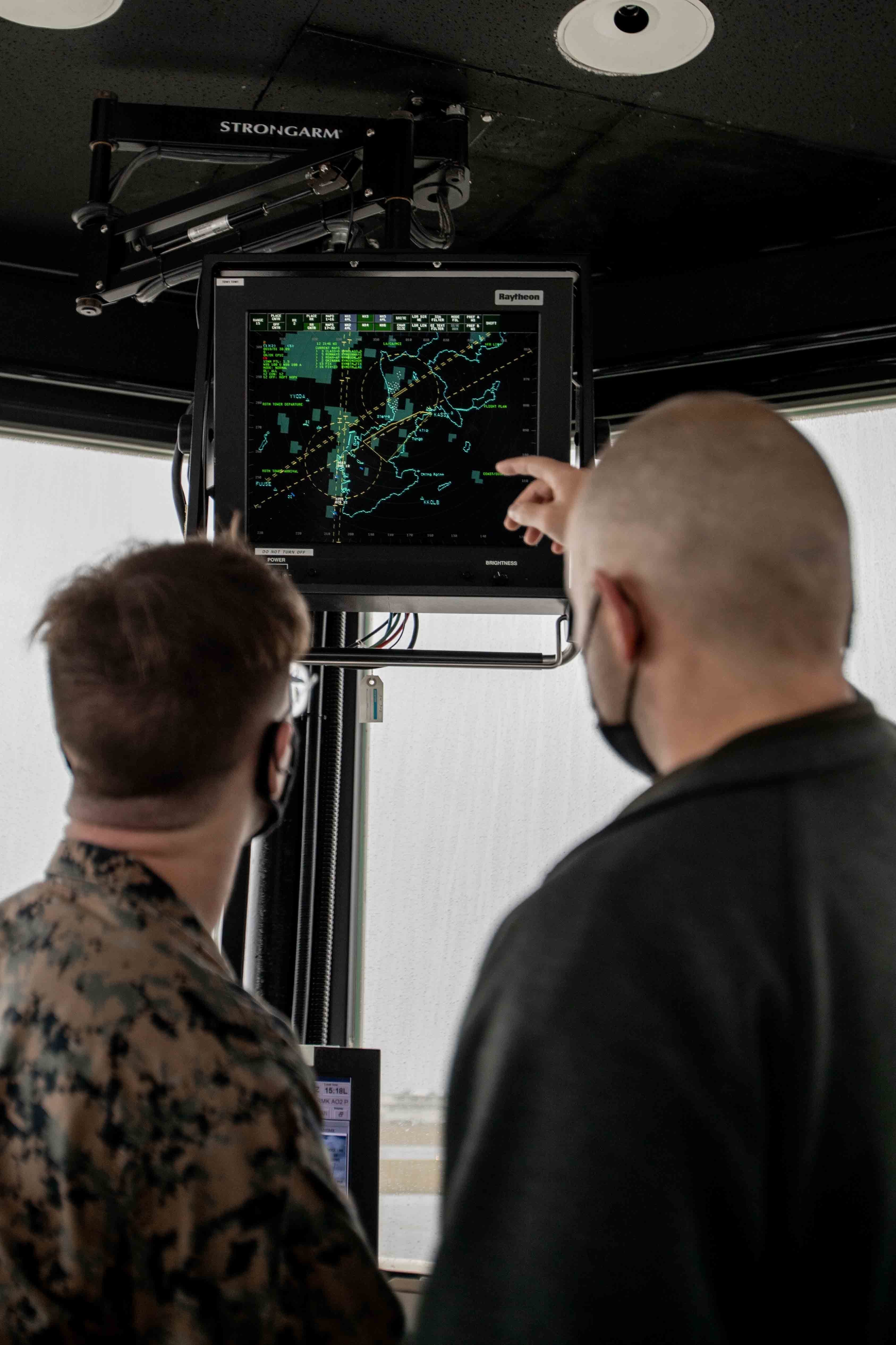 Air Traffic Controllers with H&HS keep the aircraft moving aboard MCAS ...