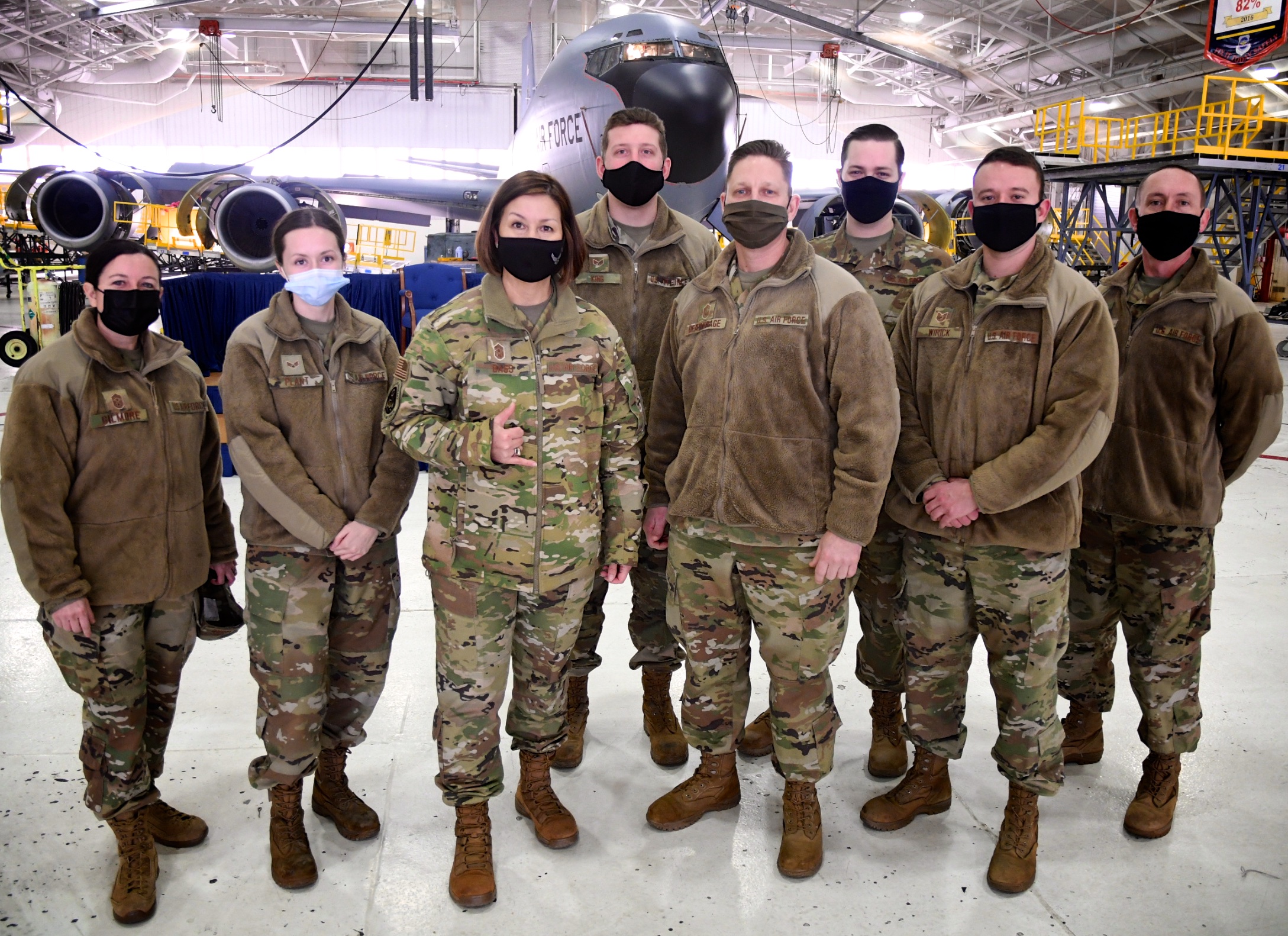 Chief Bass meets unit members > Nellis Air Force Base > News