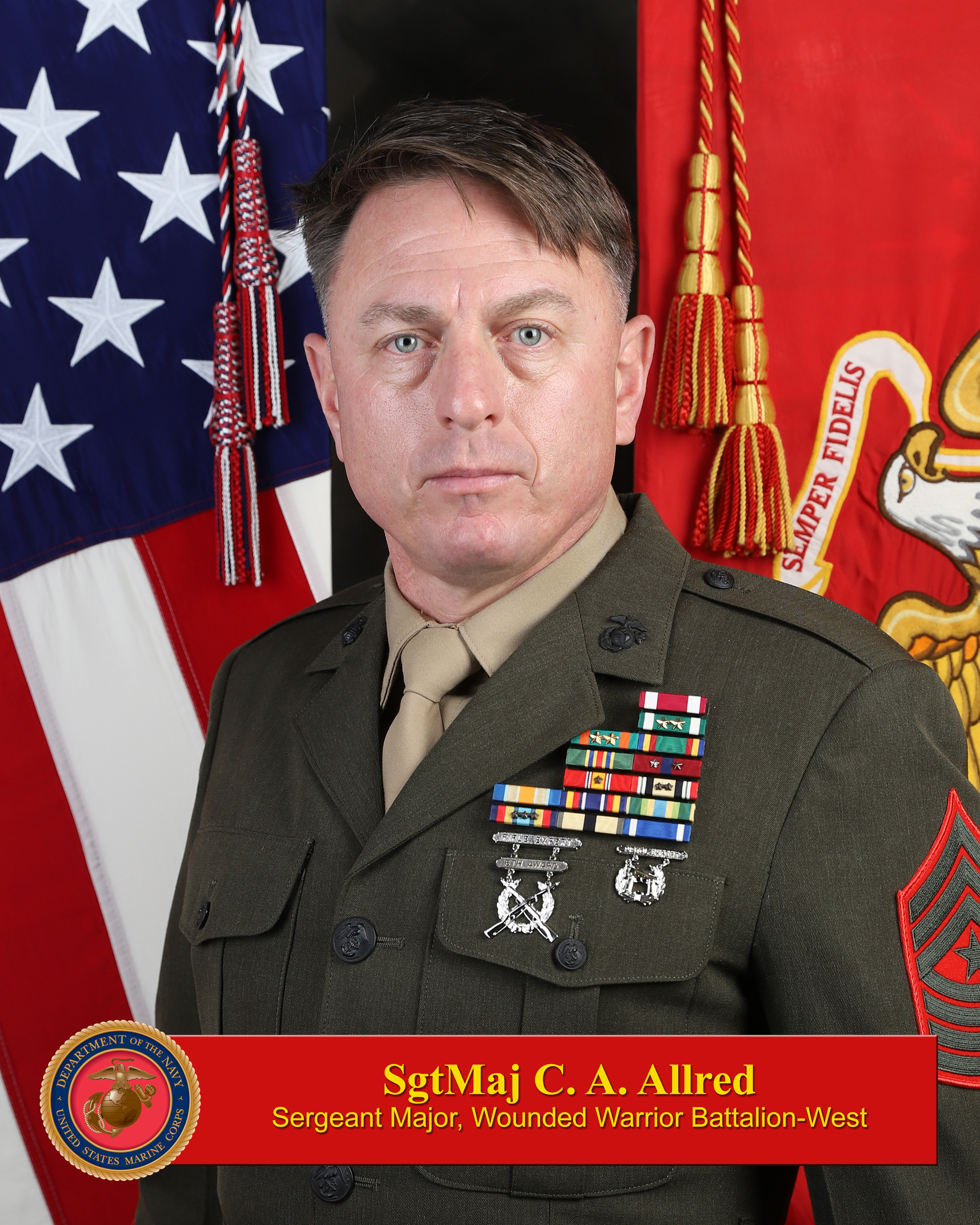 Sgt. Maj. Carl A. Allred > Wounded Warrior Regiment > Leaders