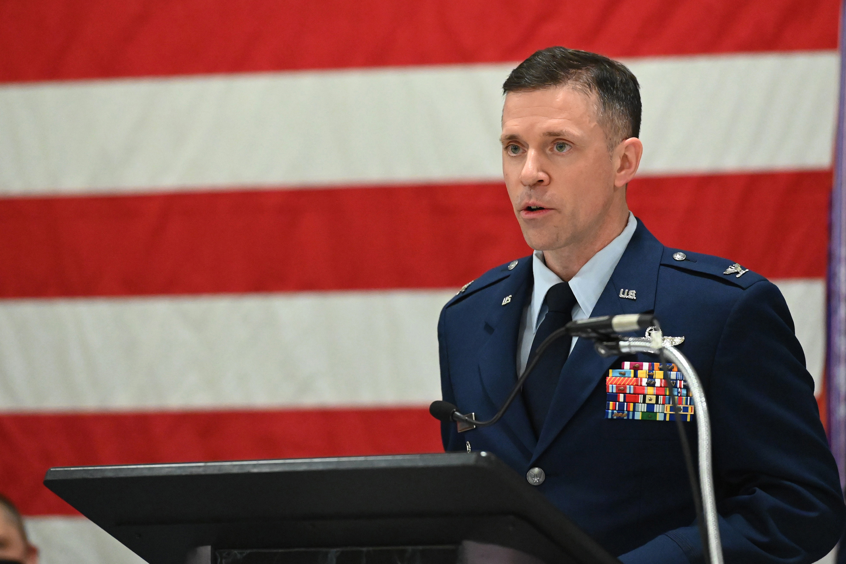 Col Johnson commands