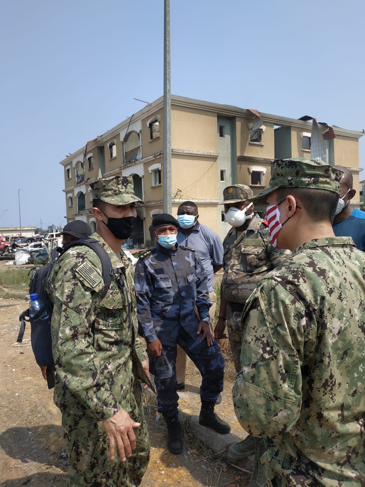 U.S. Sailor provides Coordination Assistance in Aftermath of Explosions ...