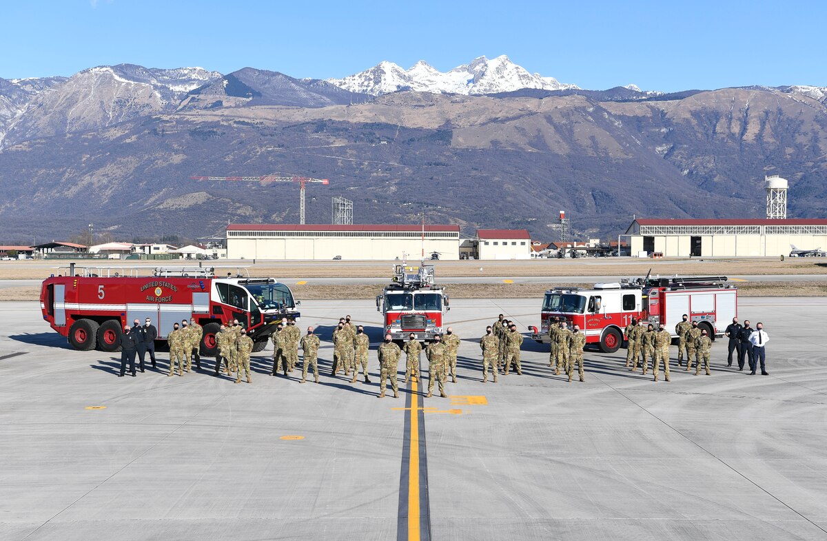 Aviano AFB Fire Department wins 2020 AF Fire Department of the Year ...
