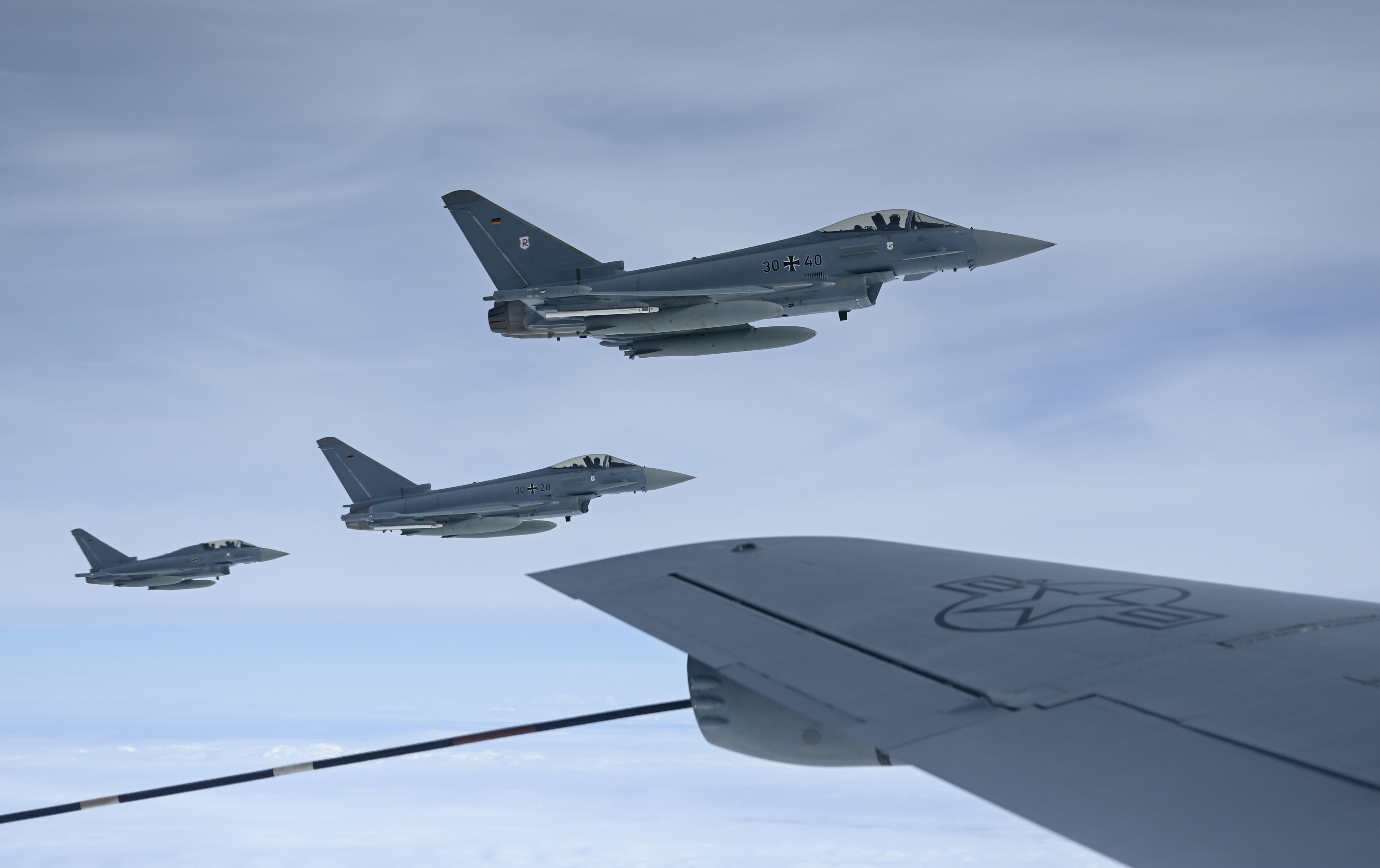 100th ARW supports German fighter jets during exercise Baltic Trident ...