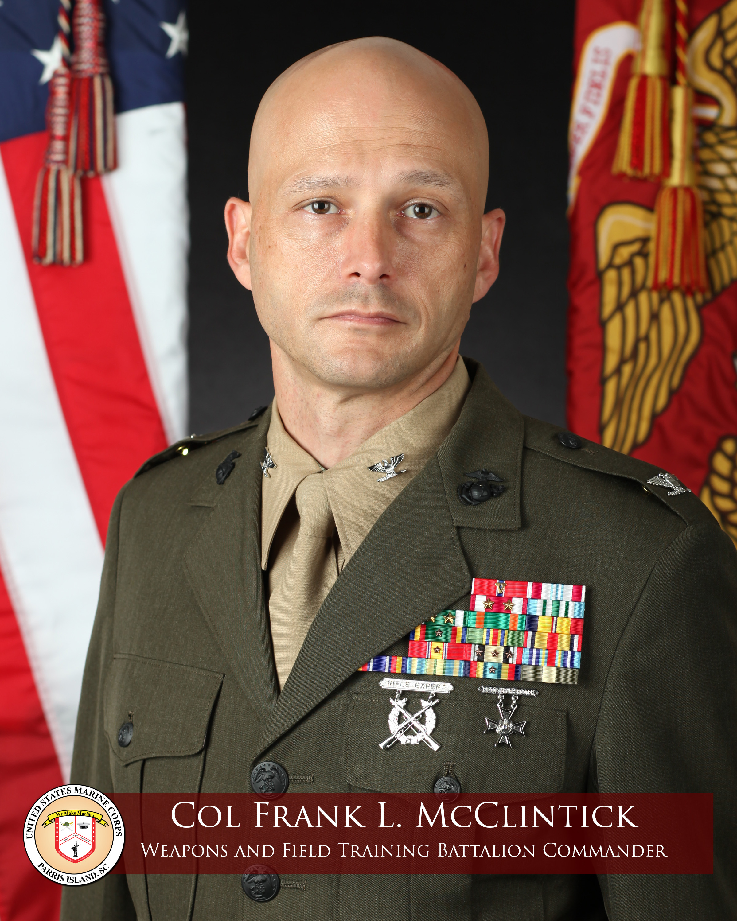 Col. Frank L. McClintick > Marine Corps Recruit Depot, Parris Island > News