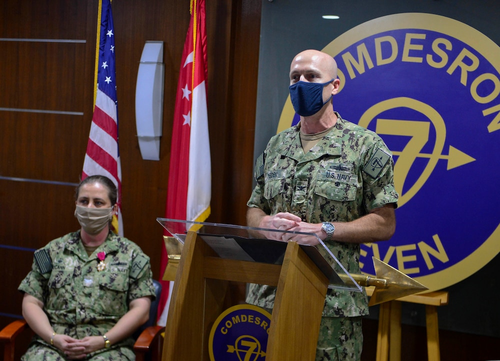 Destroyer Squadron Seven Welcomes New Commodore > Naval Surface Force ...