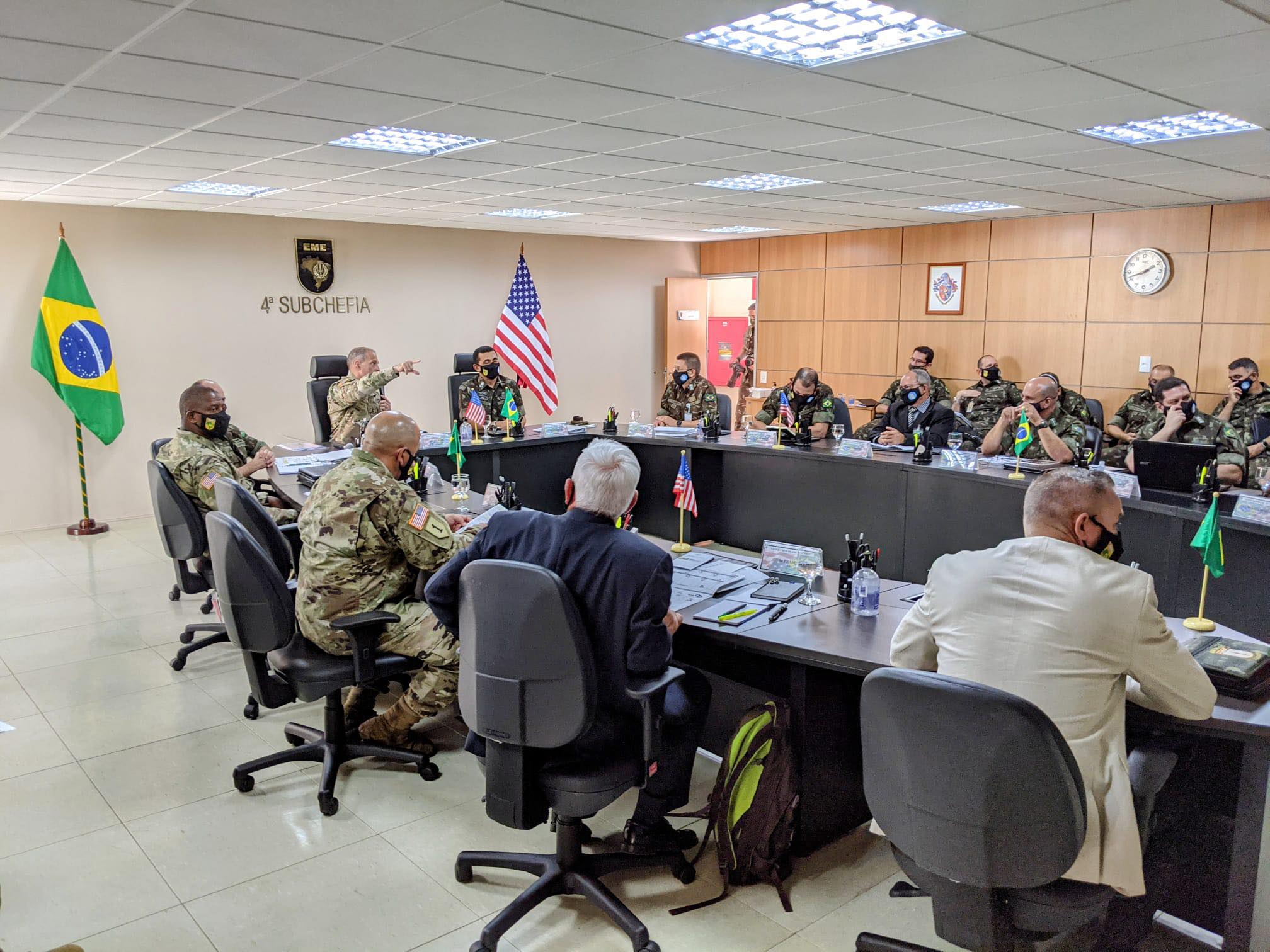 U.S., Brazilian armies conduct staff talks