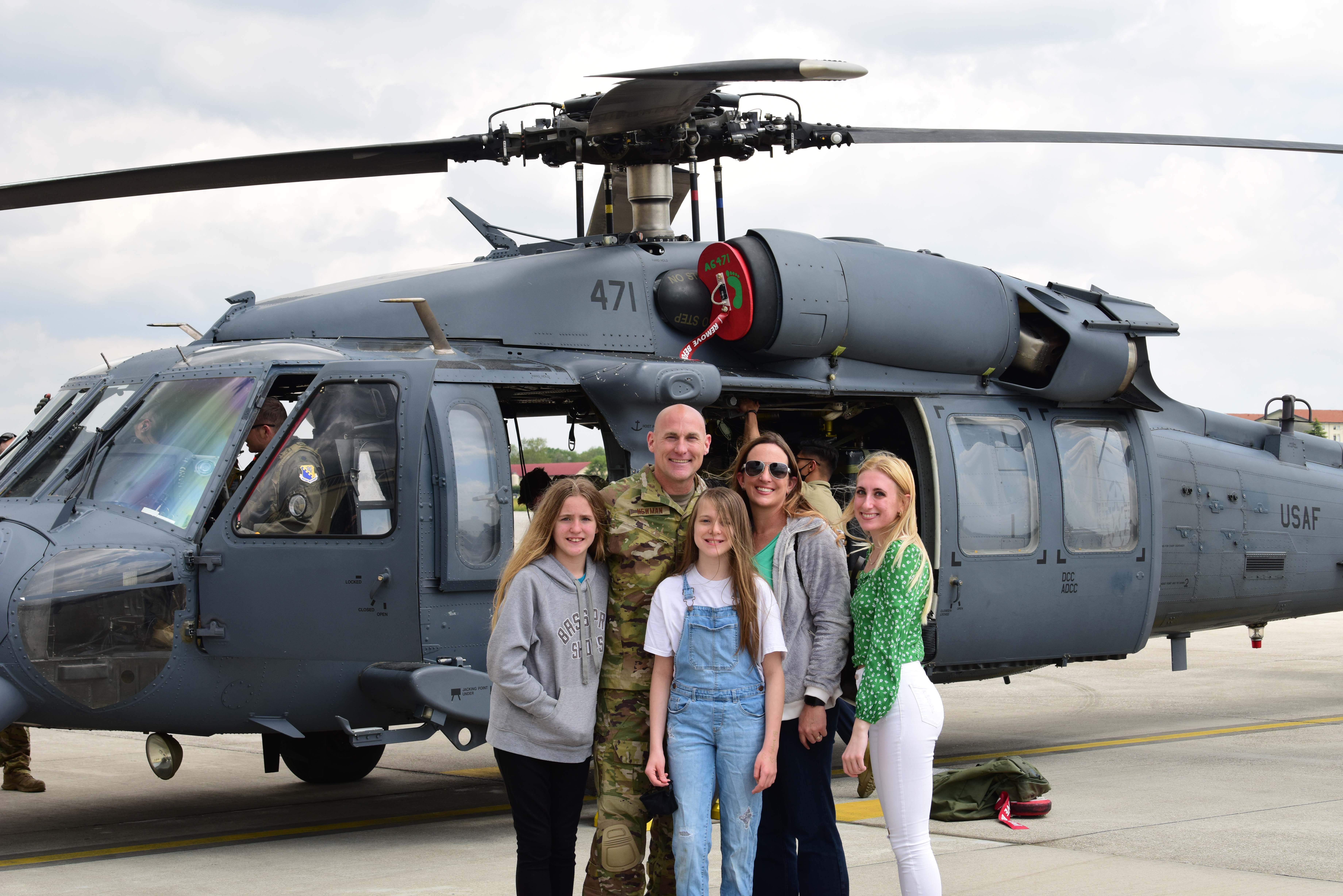 31 FW command chief Newman takes his final flights