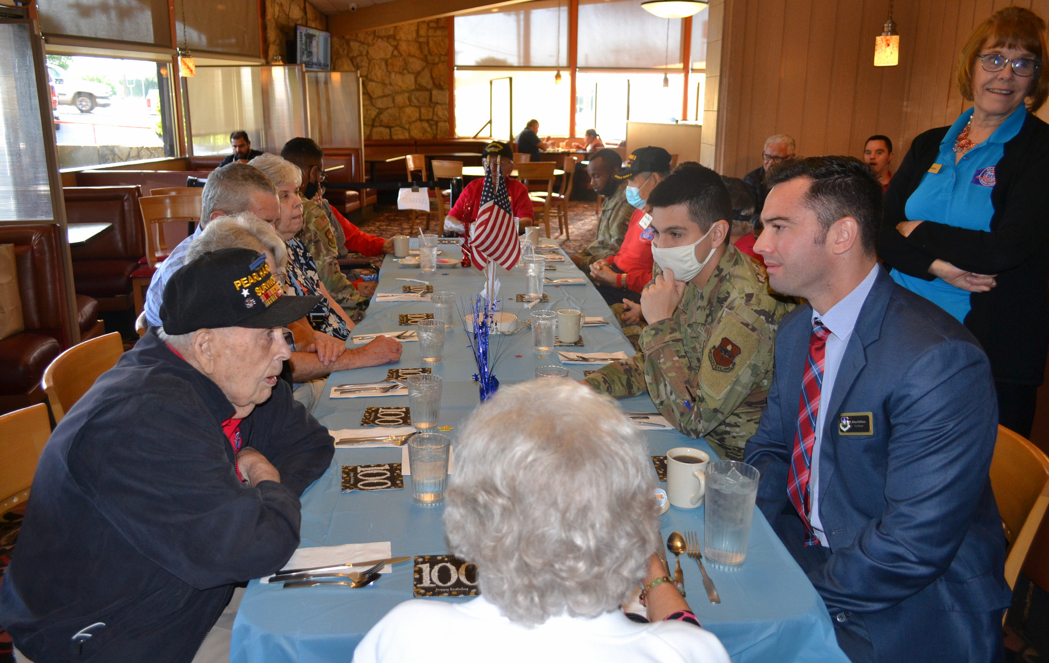 502nd ABW members help celebrate veteran’s 100th birthday > Joint Base ...