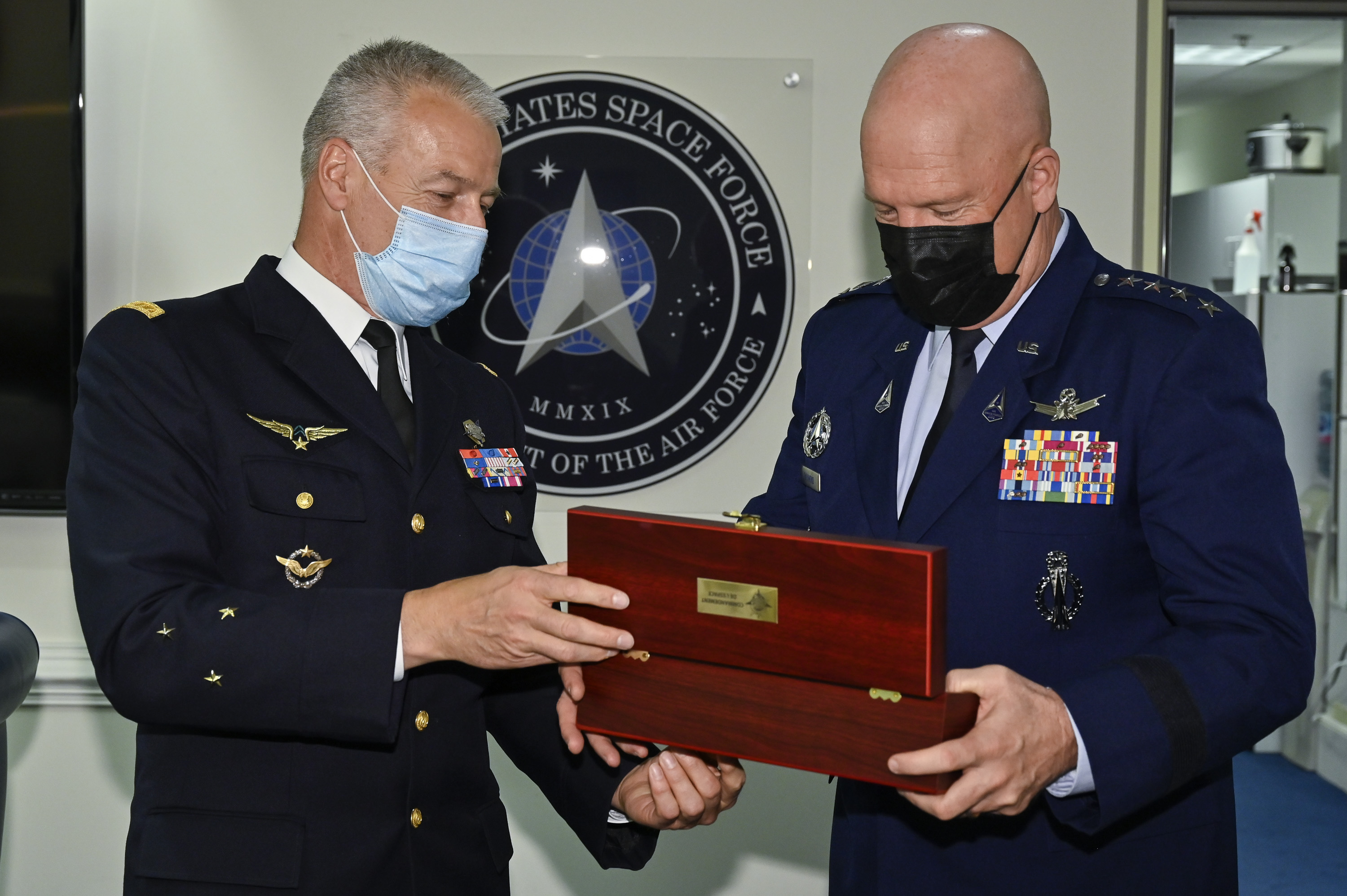 CSO meets with commander of French Space Command > Secretary of the Air ...