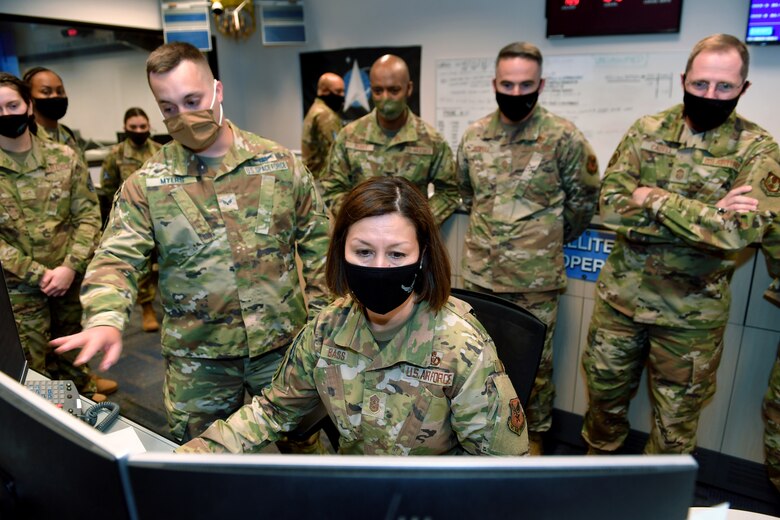 Chief Master Sergeant of the Air Force engages with Airmen, Guardians ...