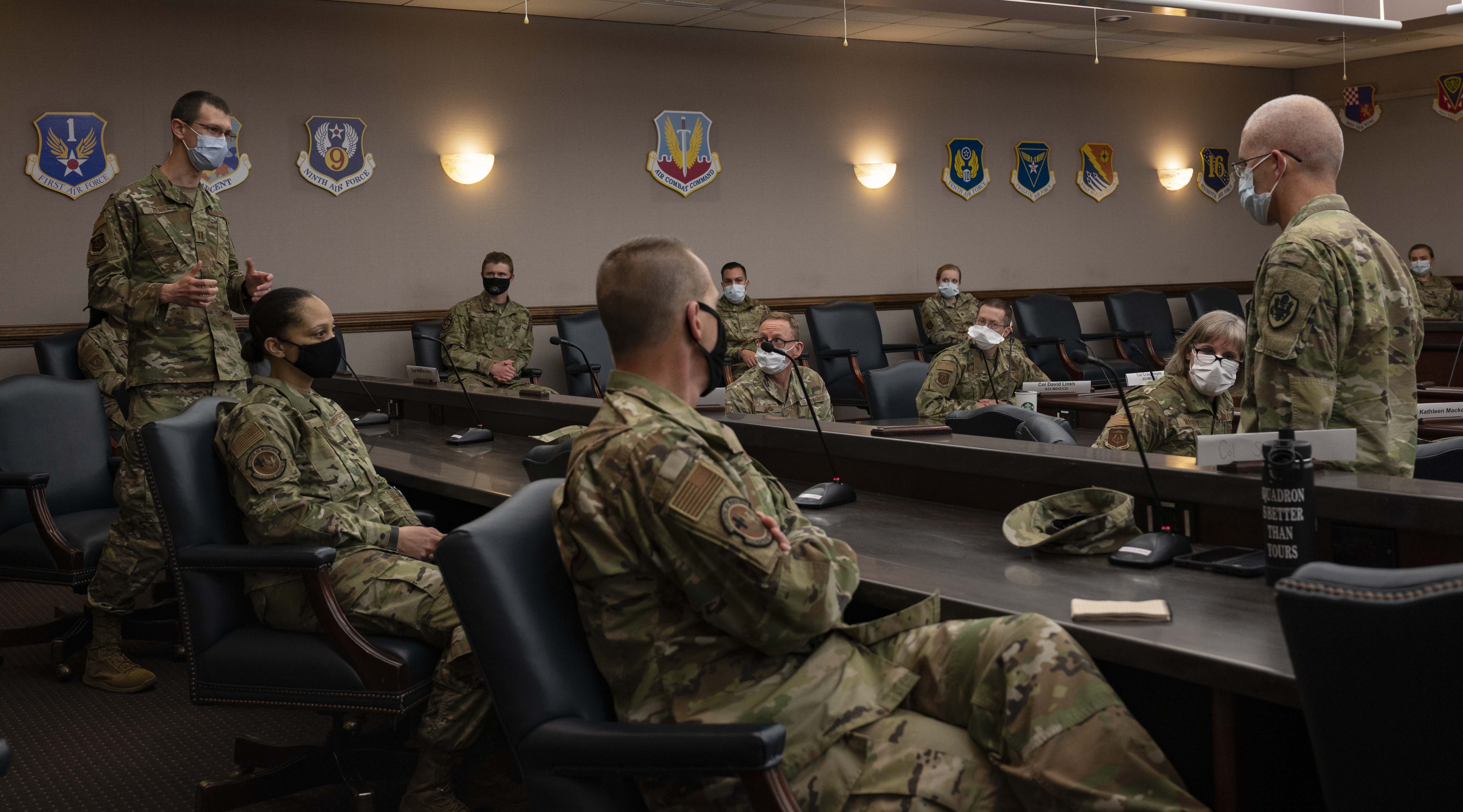DHA director visits 633rd Medical Group