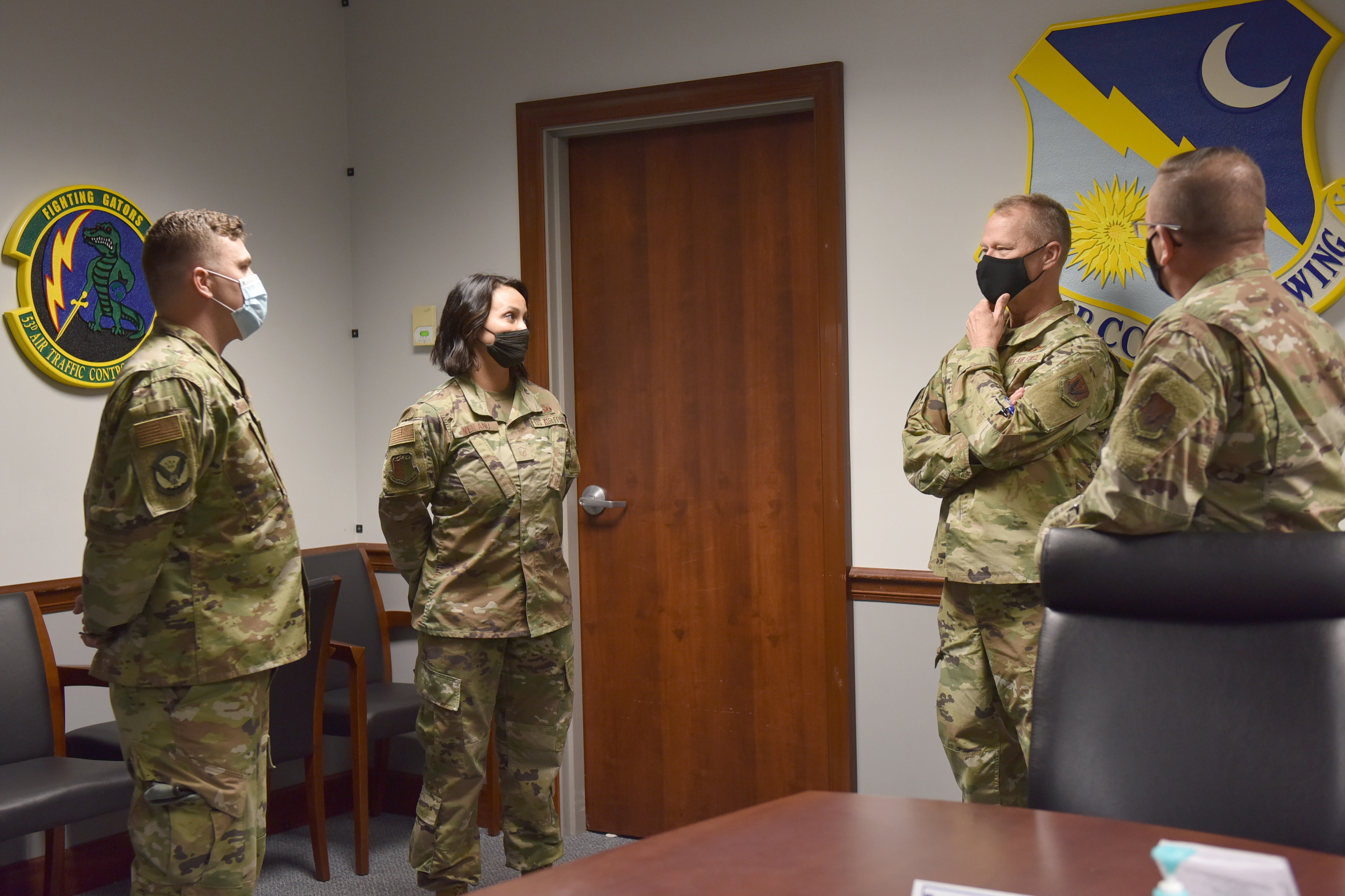 ACC command team visits Robins AFB