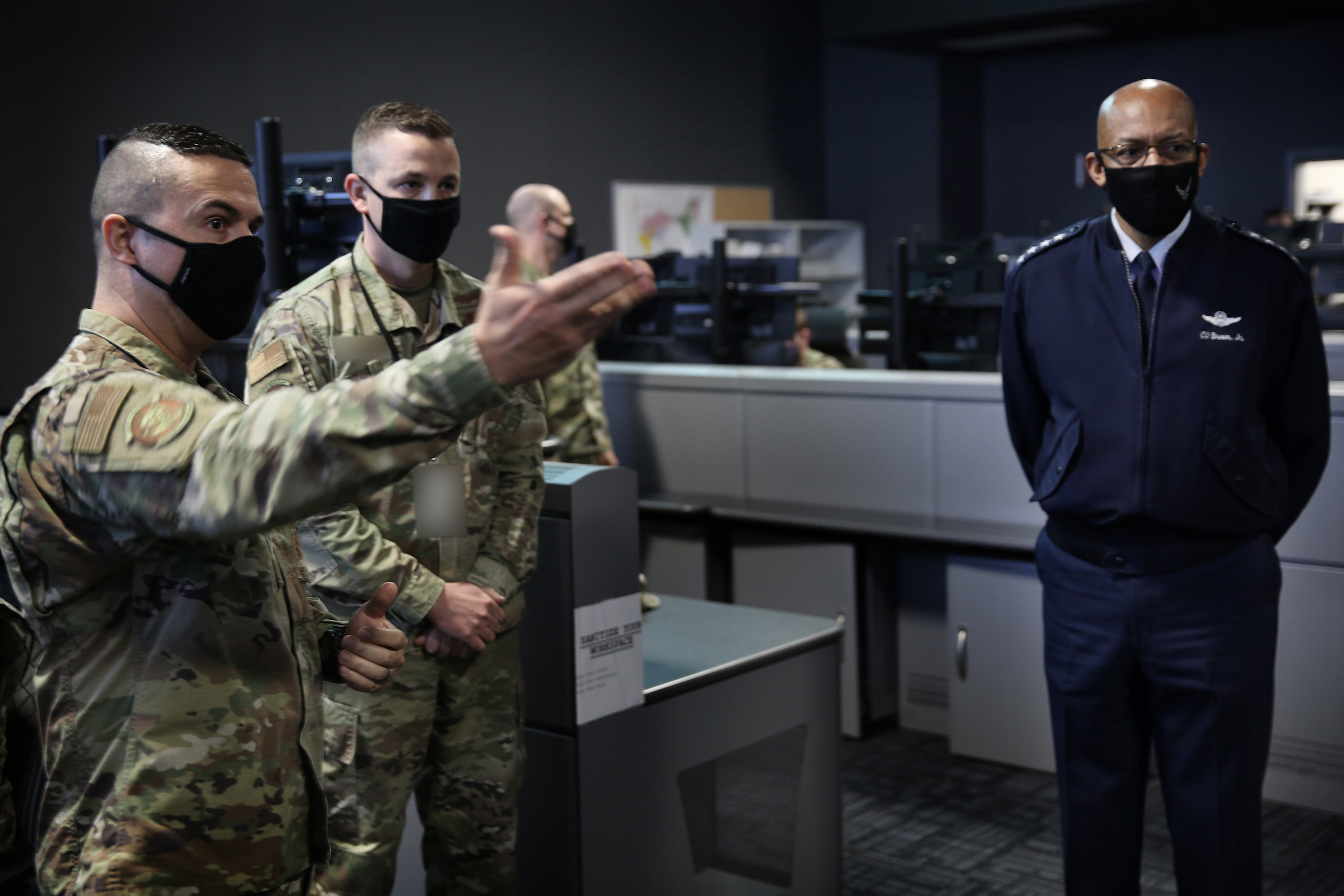 CSAF visits USCYBERCOM