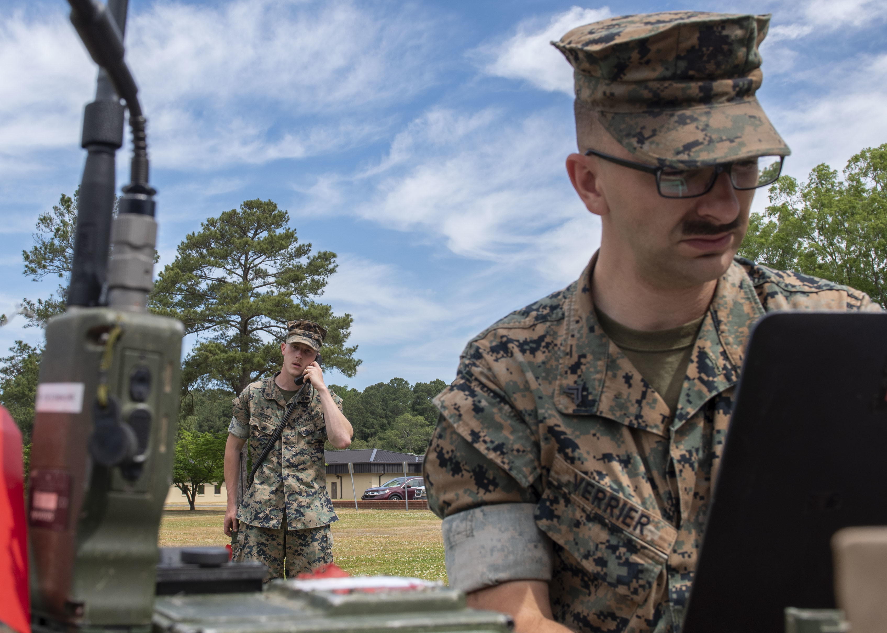 Marines conduct communication control system testing at SJAFB > Seymour ...