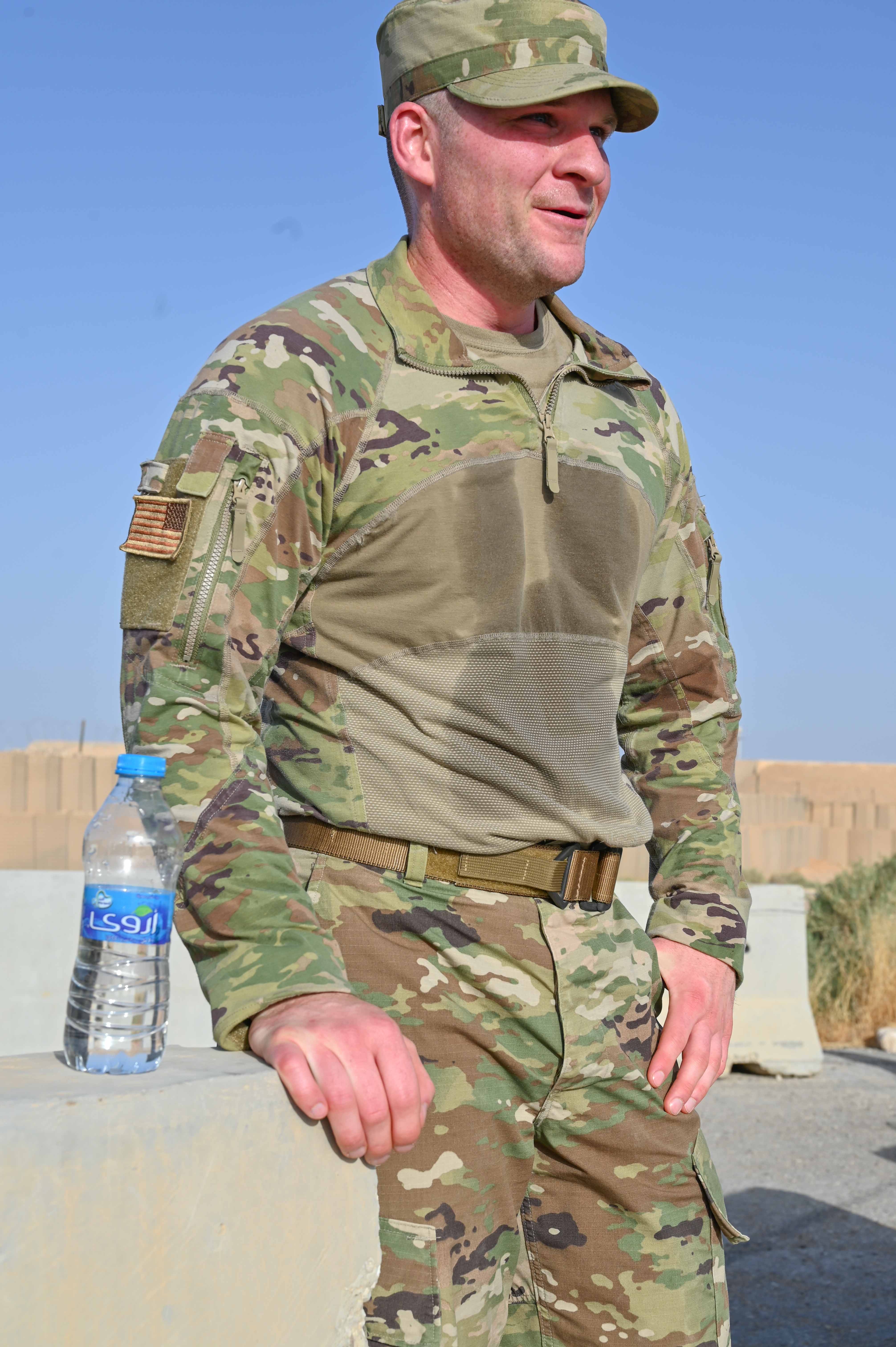 Ruck march honors fallen police officers at the 332nd Air Expeditionary ...