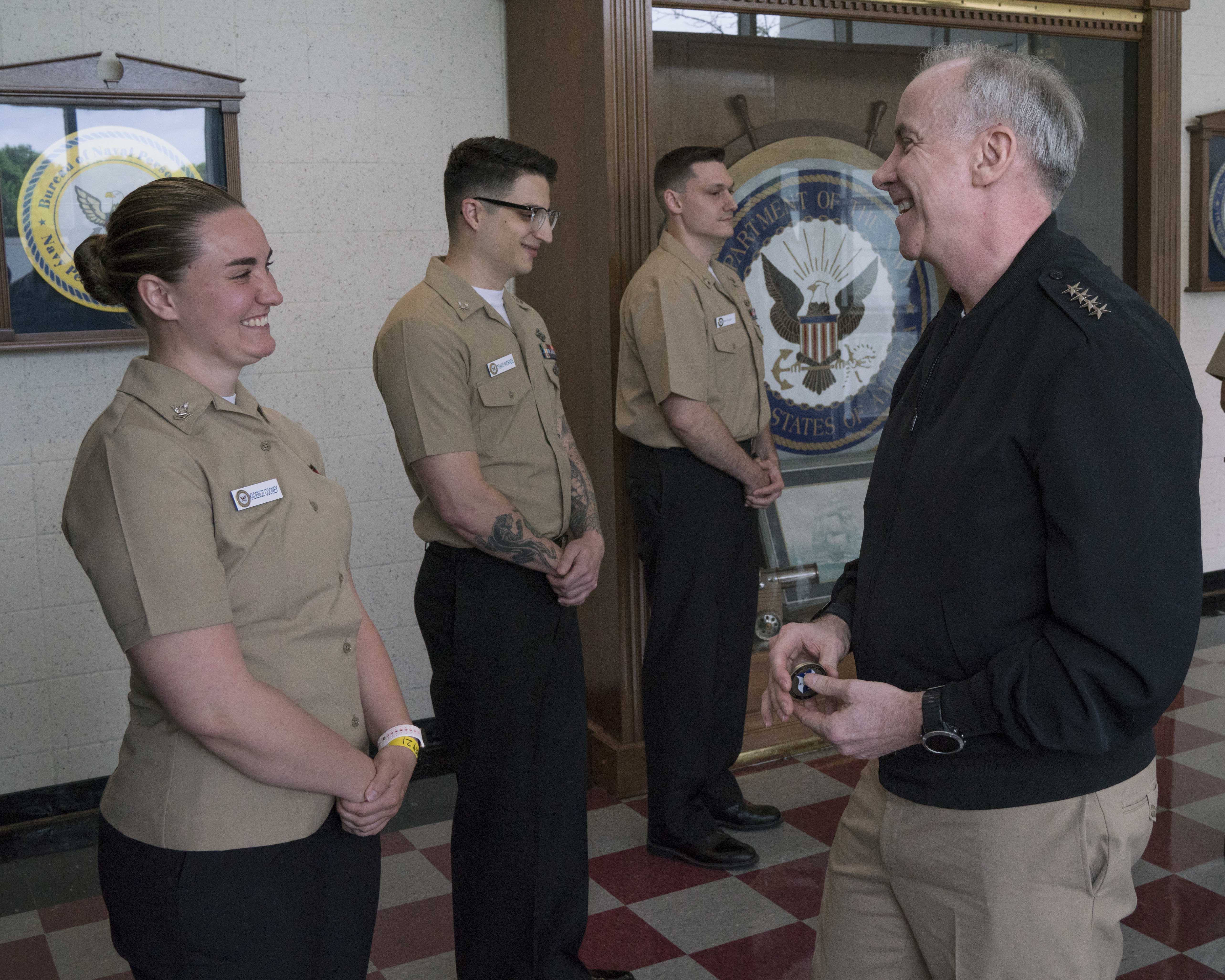 VCNO Visits Fleet, Focuses on Sailor Manning, Readiness, Toughness ...